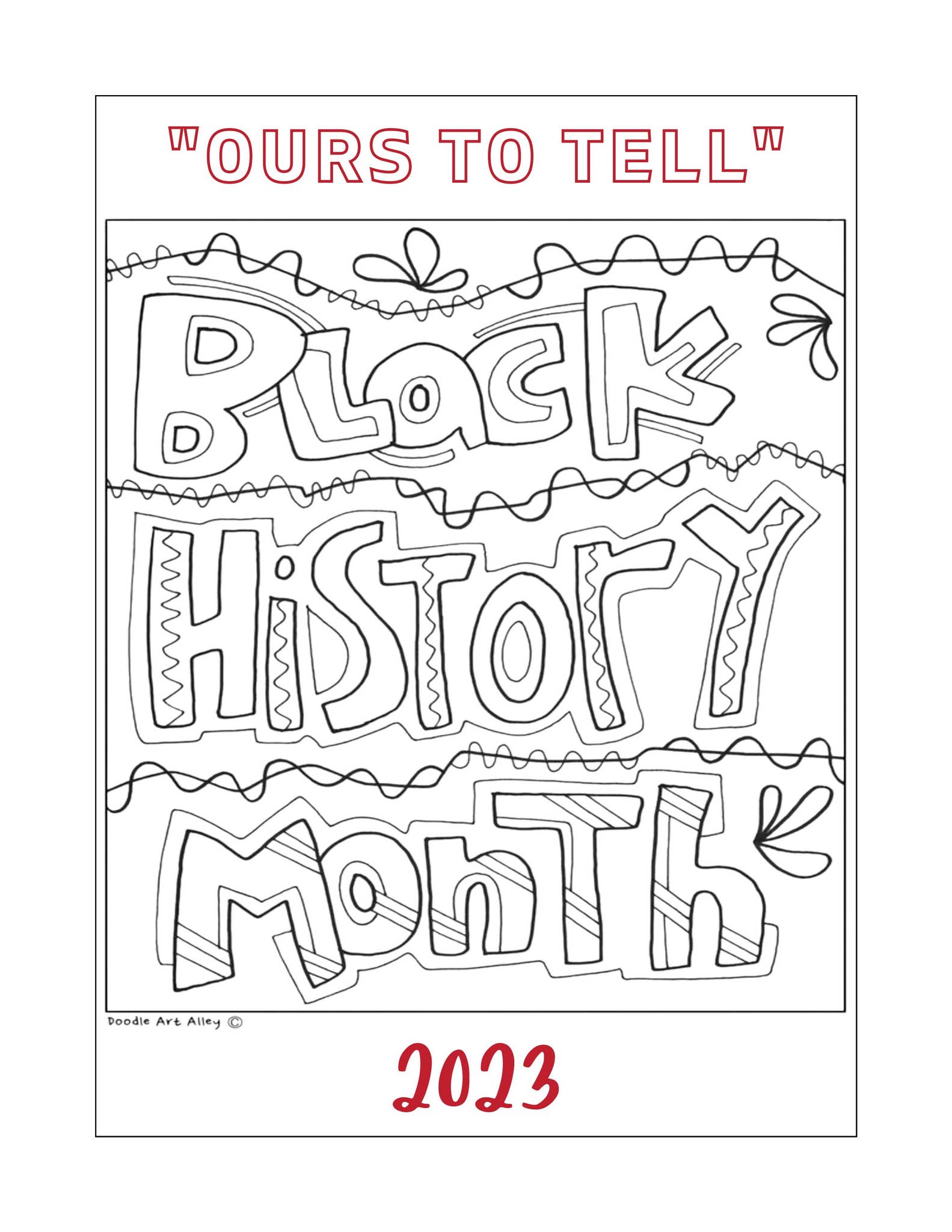 Black History Month Colouring Book by Comox MFRC - Issuu