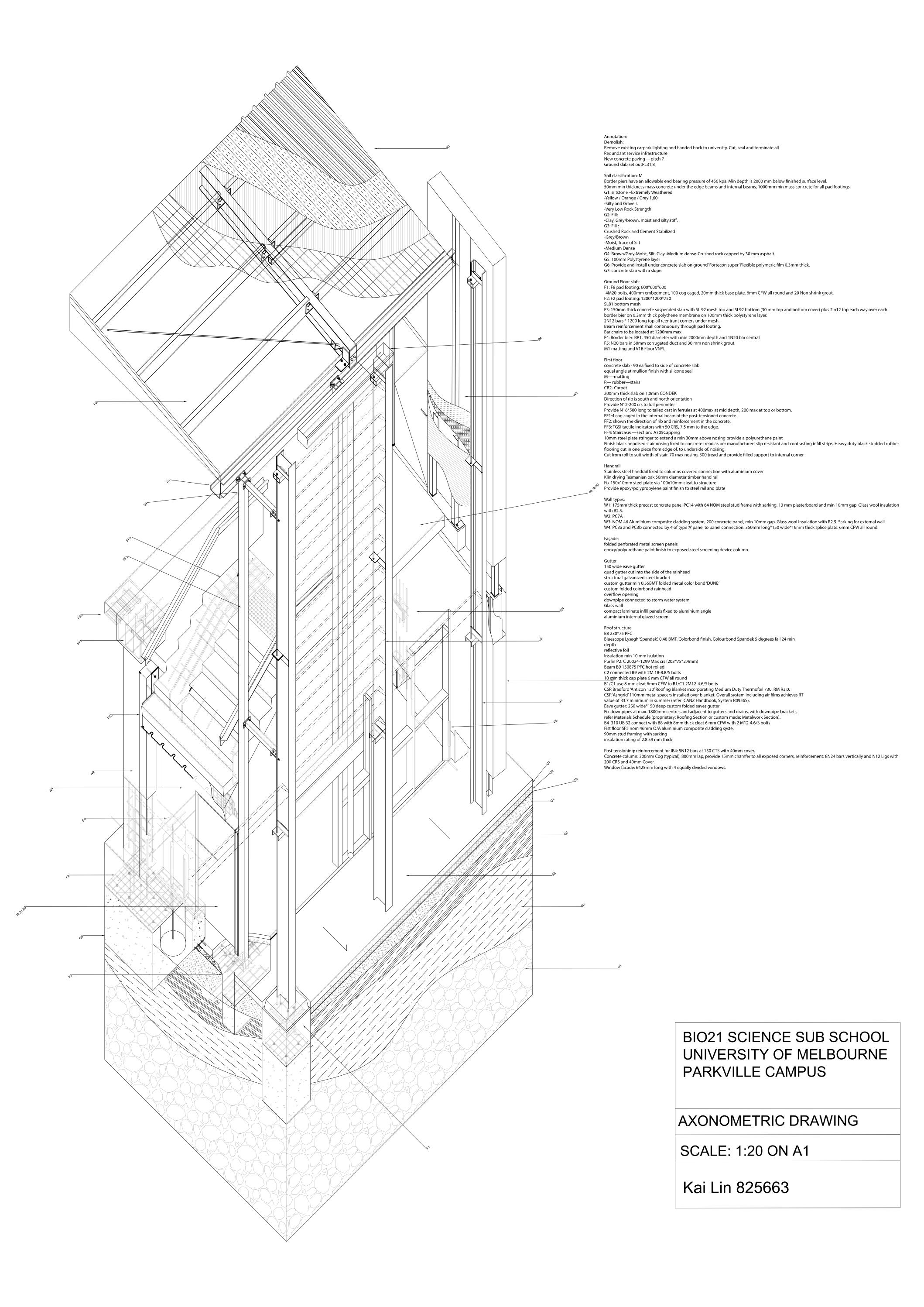 Axonometric Construction Design Drawing_Year 2 by Kai Lin - Issuu