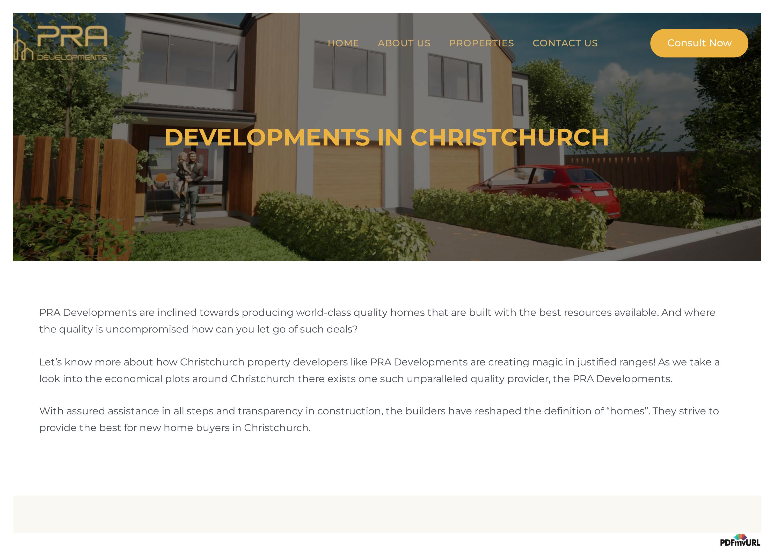 Home Developments in Christchurch by Pra Development - Issuu