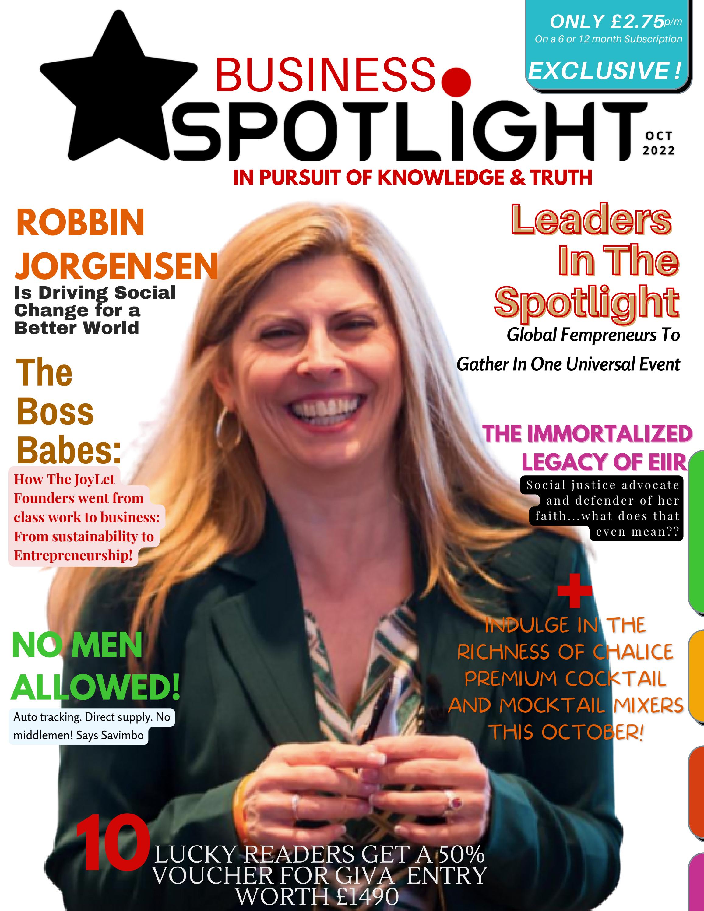 SPOTLIGHT MAGAZINE OCTOBER ISSUE 2022 by SpotlightZine - Issuu
