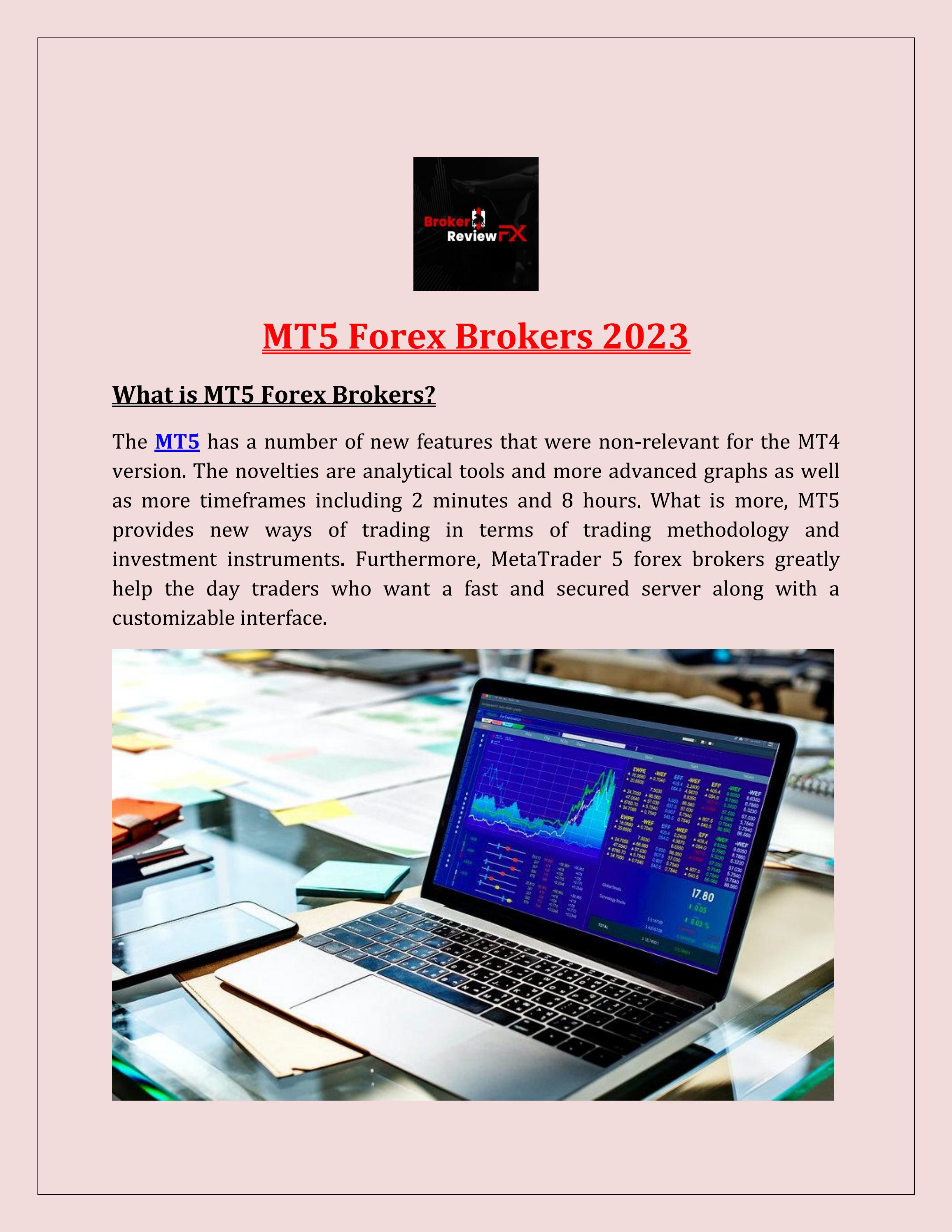 MT5 Forex Broker 2023 by Broker Reviewfx - Issuu