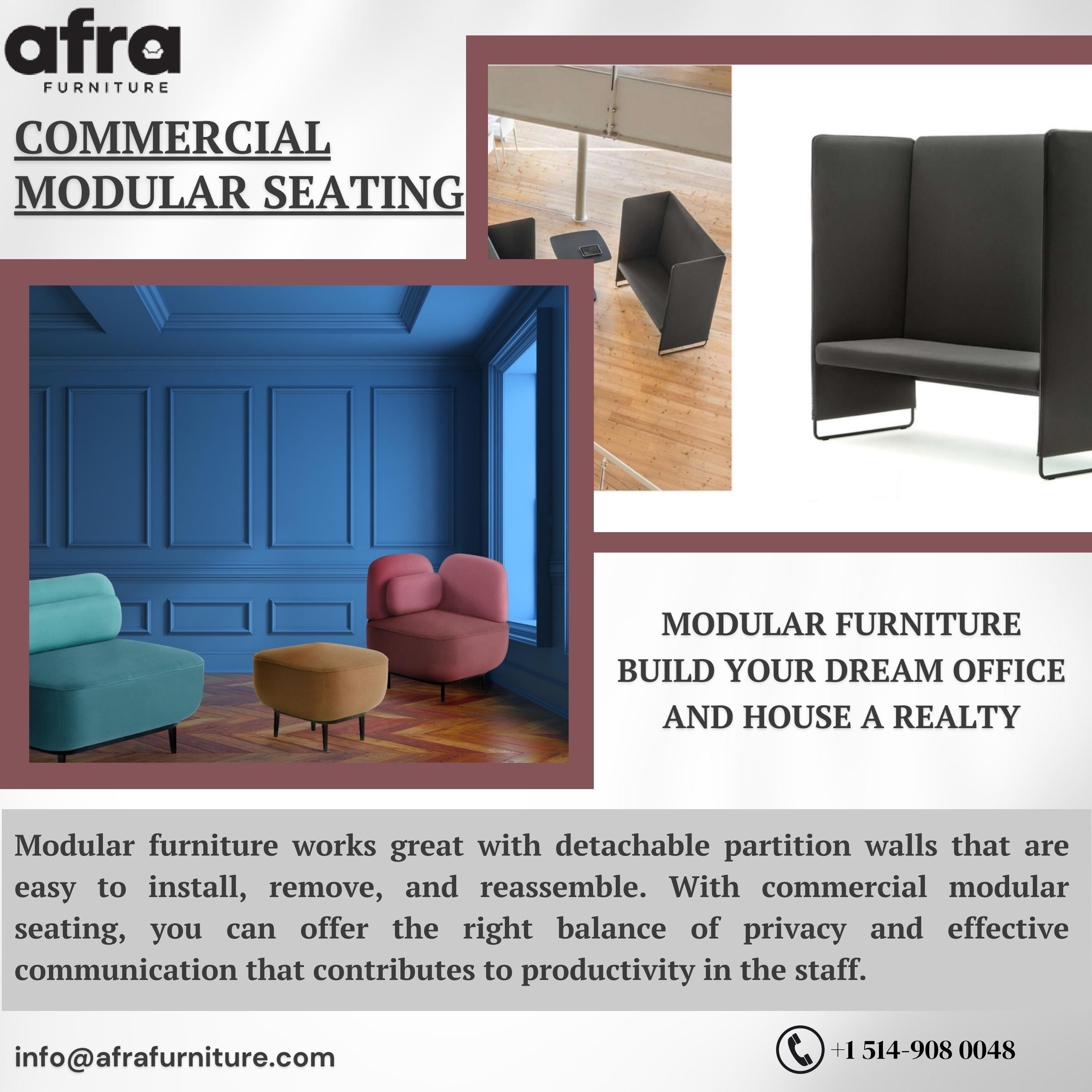 Commercial modular seating by afrafurniture01 - Issuu