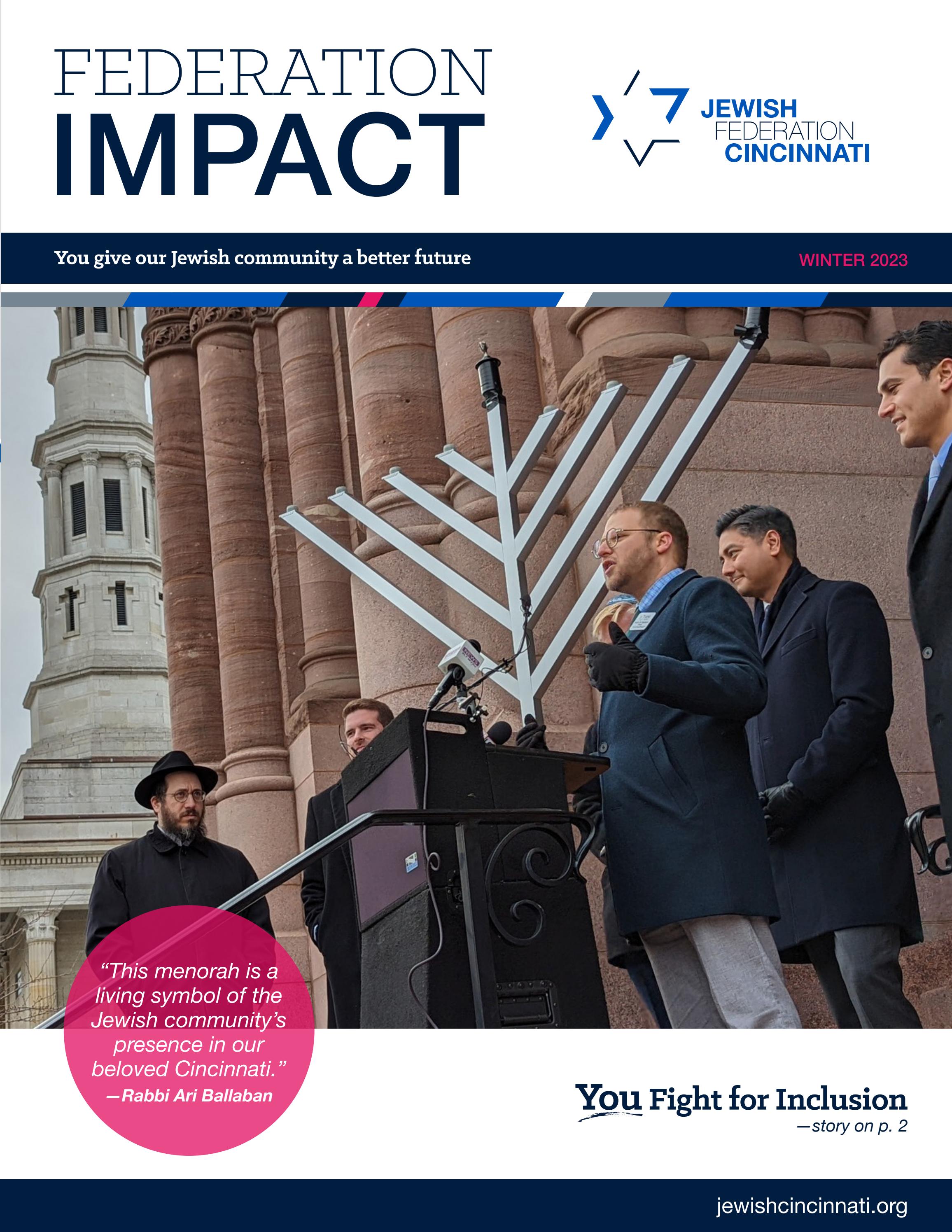 Federation Impact Winter 2023 by Jewish Federation of Cincinnati - Issuu