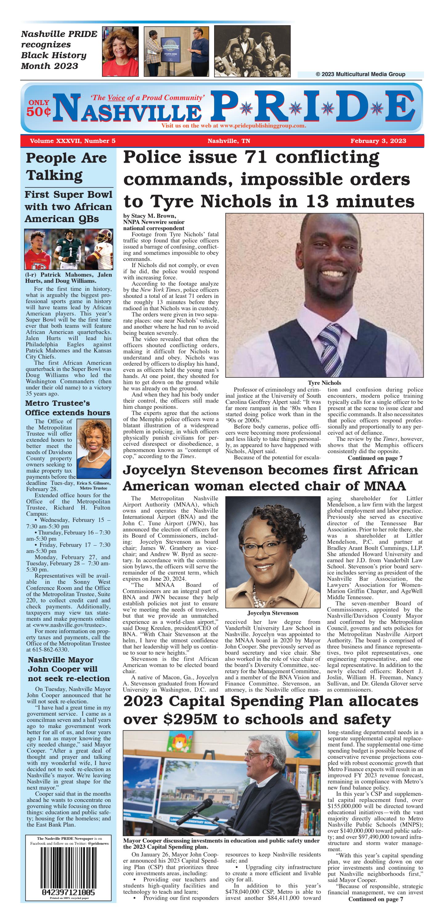 Nashville PRIDE February 23, 2023 by Nashville Pride Newspaper - Issuu