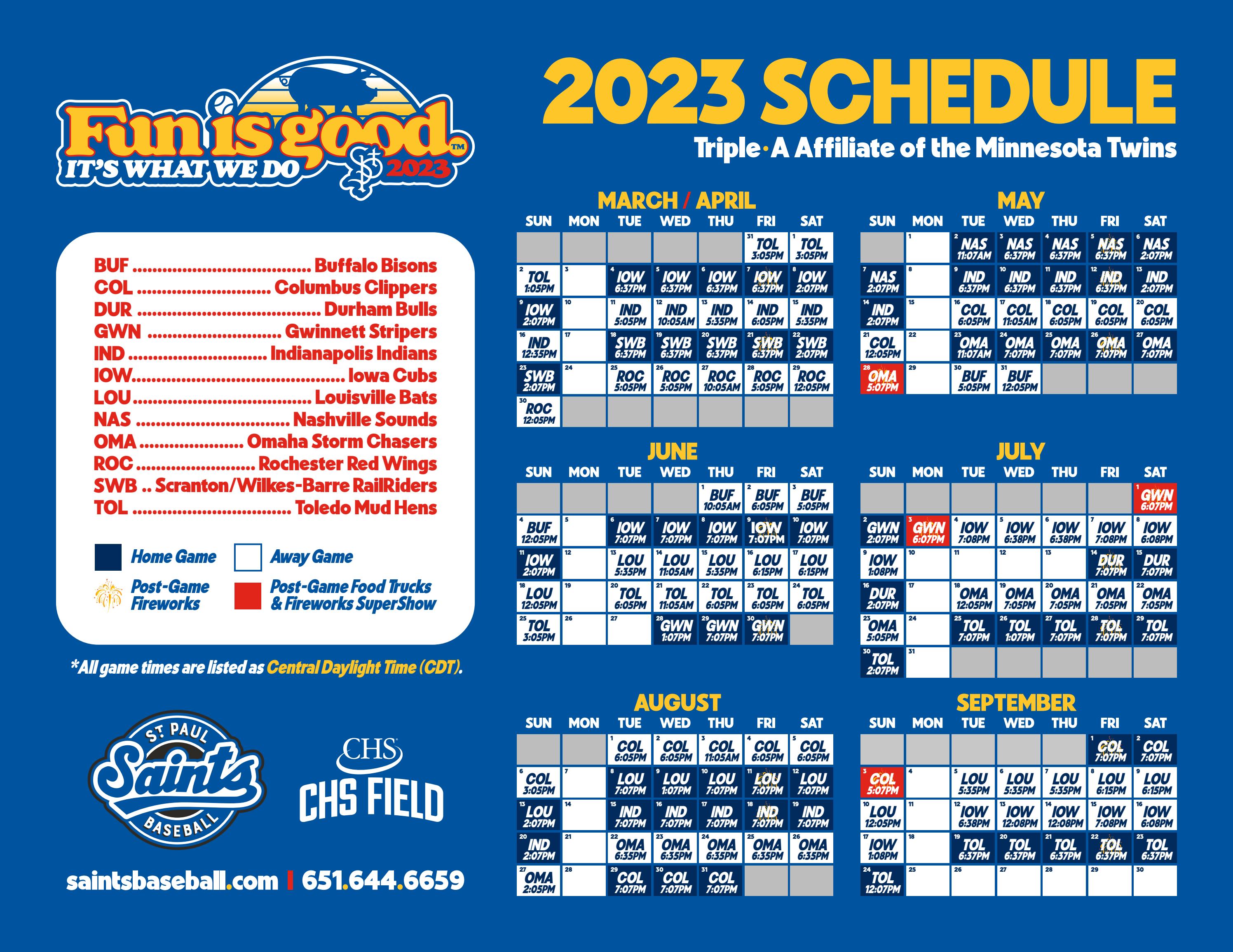 Saints Schedule 2023 Printable Captain Printable Calendars Saints Schedule 2023 Printable Captain Printable Calendars