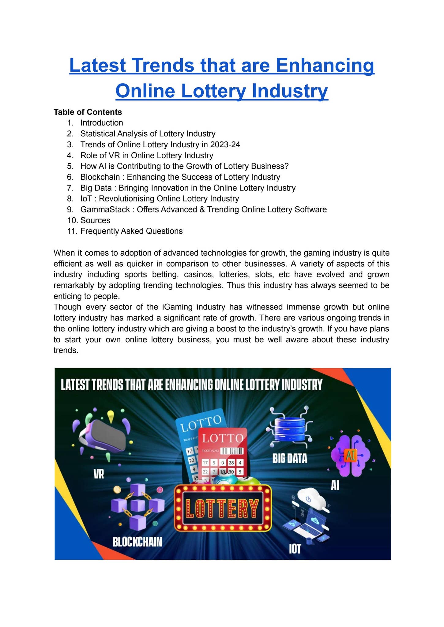 Latest Trends that are Enhancing Online Lottery Industry by Josephemma ...