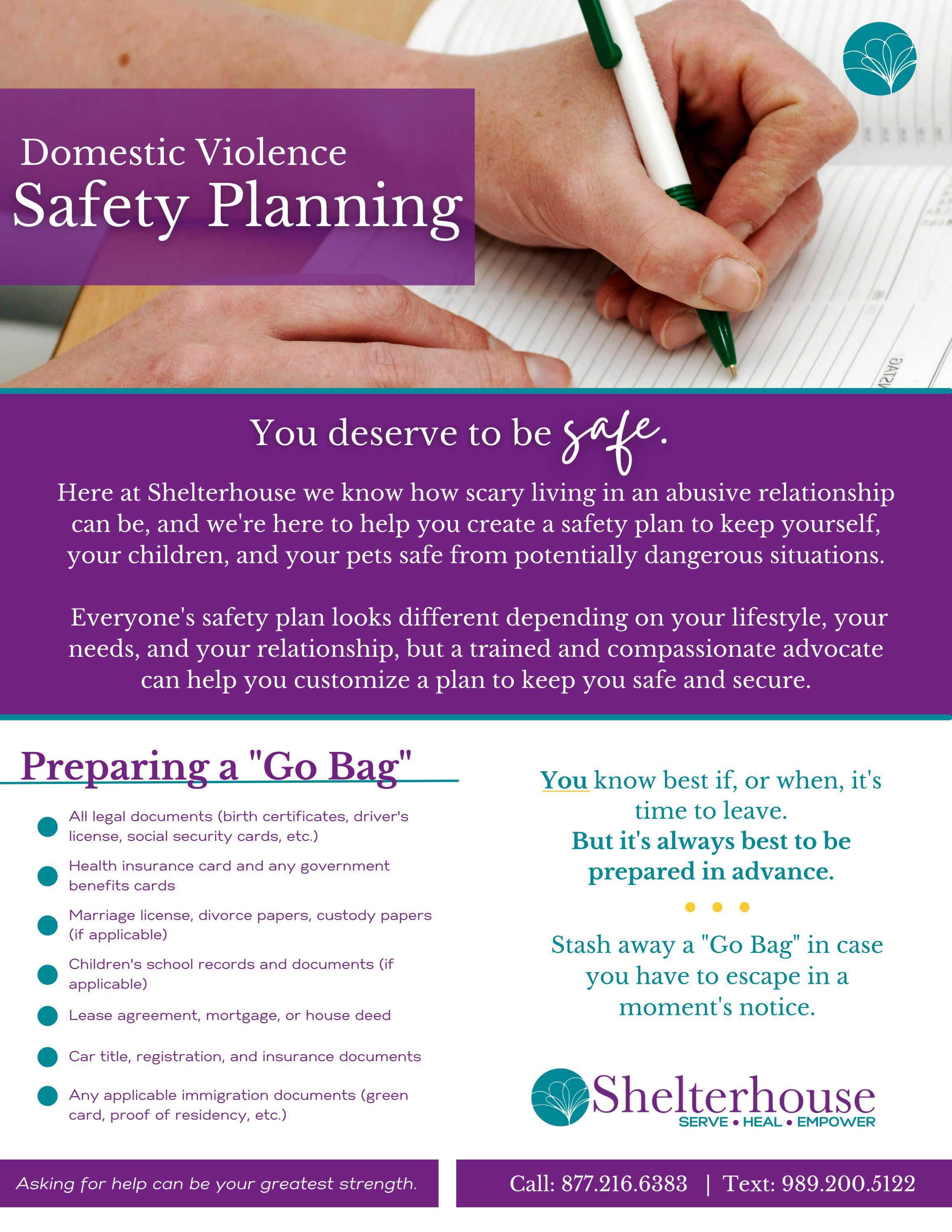 Domestic Violence Safety Planning By ShelterhouseMidland Issuu