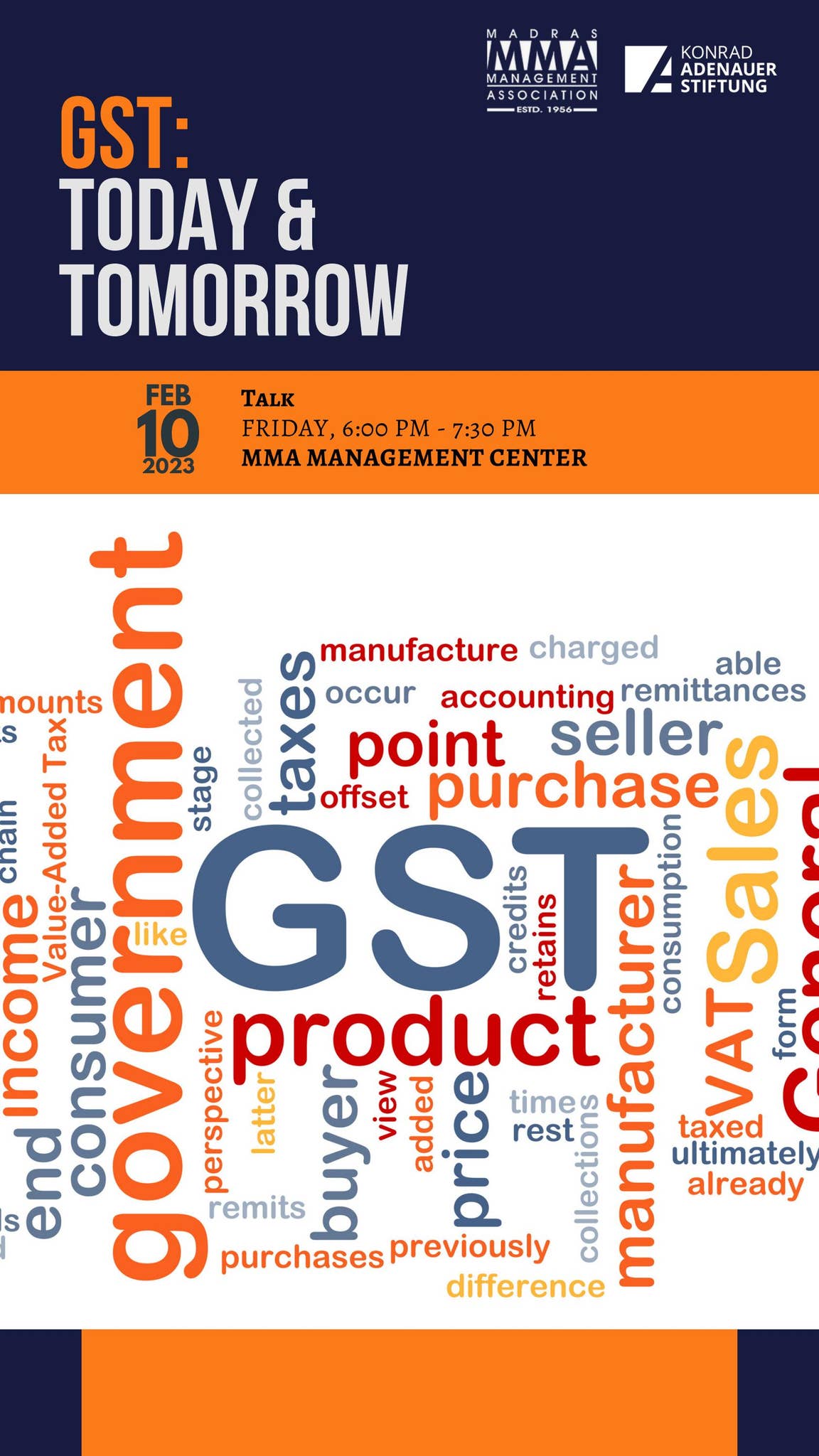 GST: Today & Tomorrow - 10 Feb 2023 by Madras Management Association ...