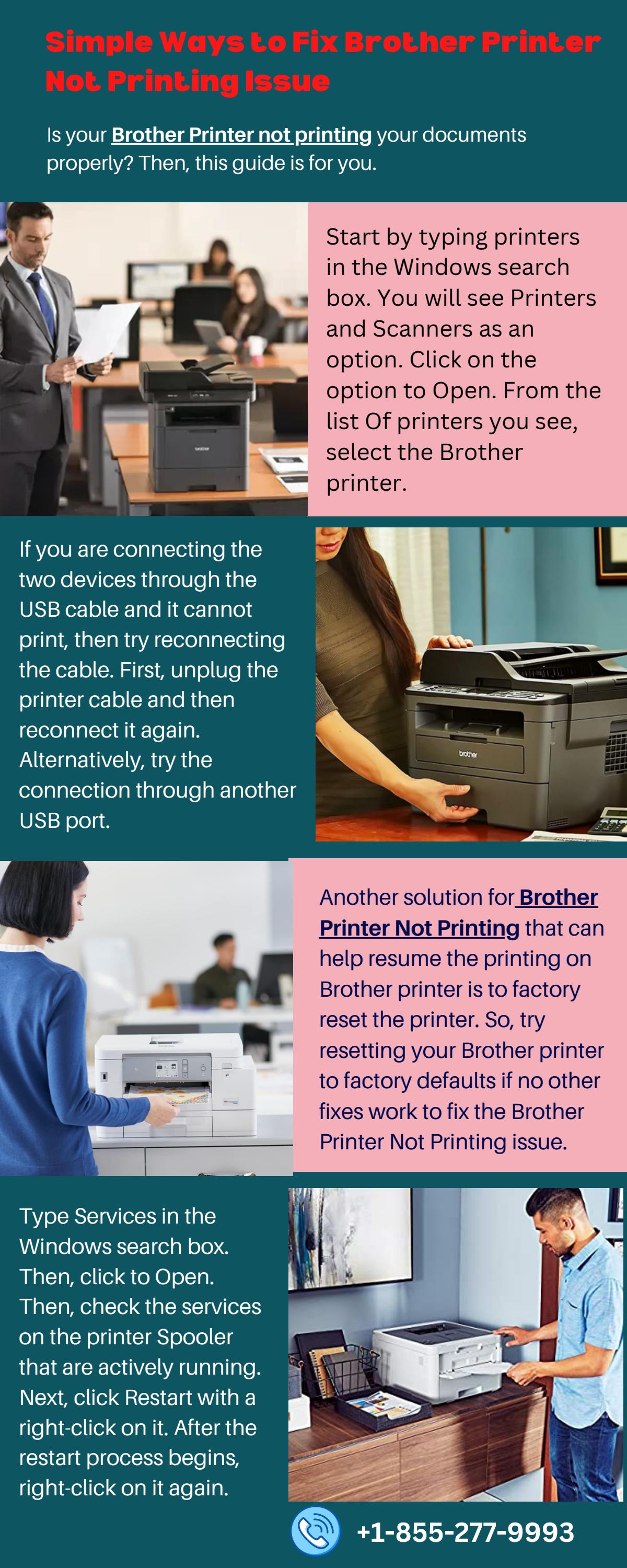 Simple Ways To Fix Brother Printer Not Printing Issue By Brother Simple Ways To Fix Brother Printer Not Printing Issue By Brother