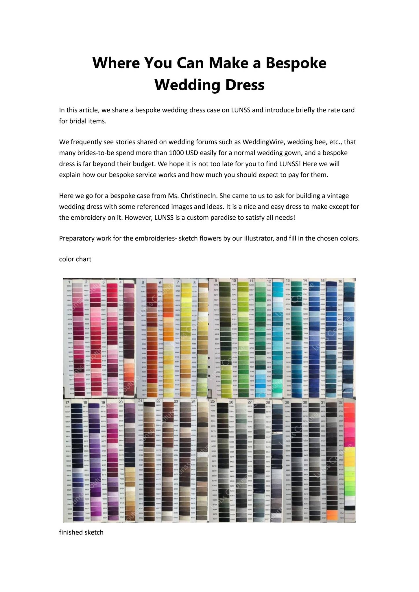 Where You Can Make a Bespoke Wedding Dress by Lunss Couture - Issuu