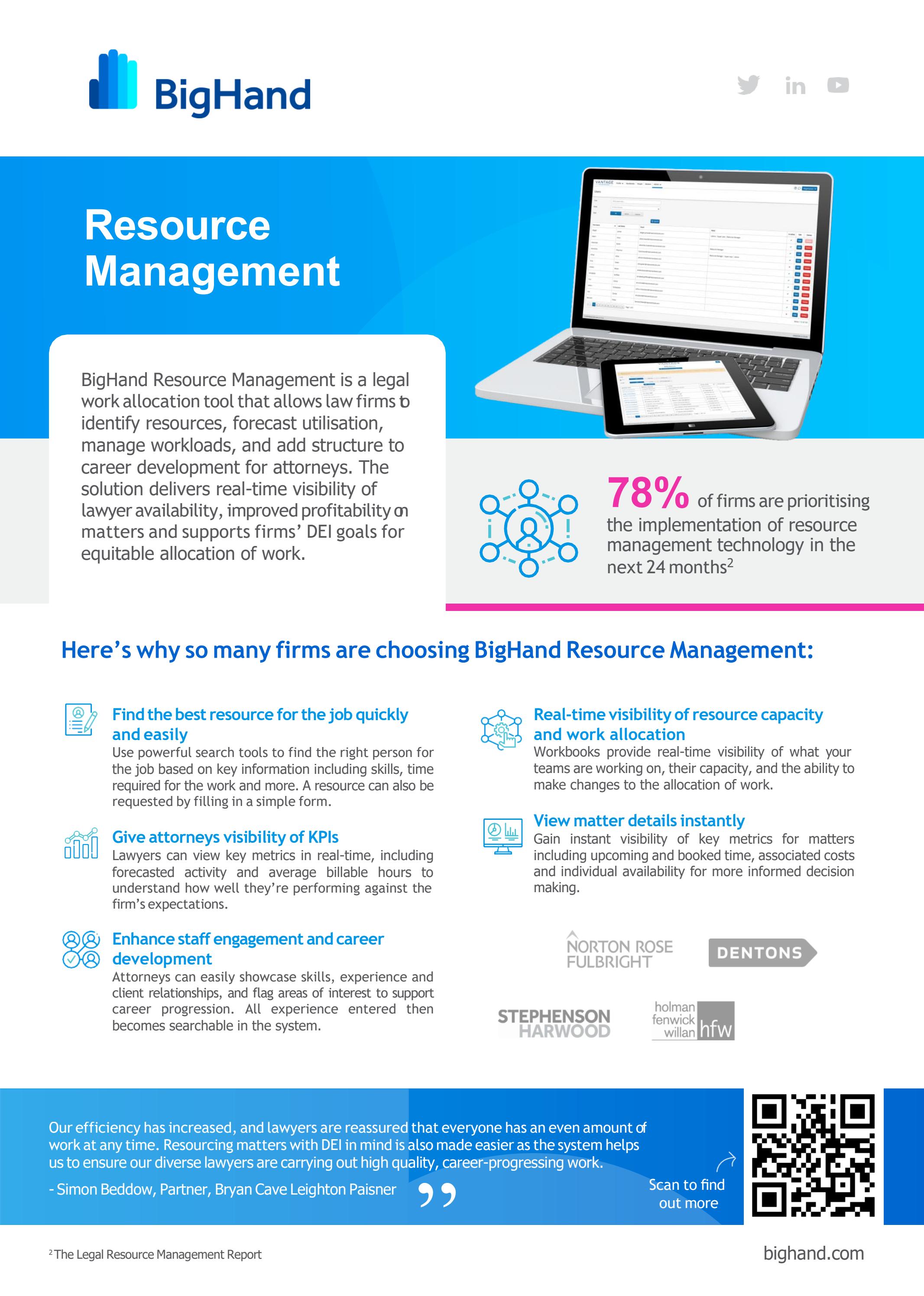 BigHand Resource Management Product Sheet (APAC) by BigHandMedia - Issuu