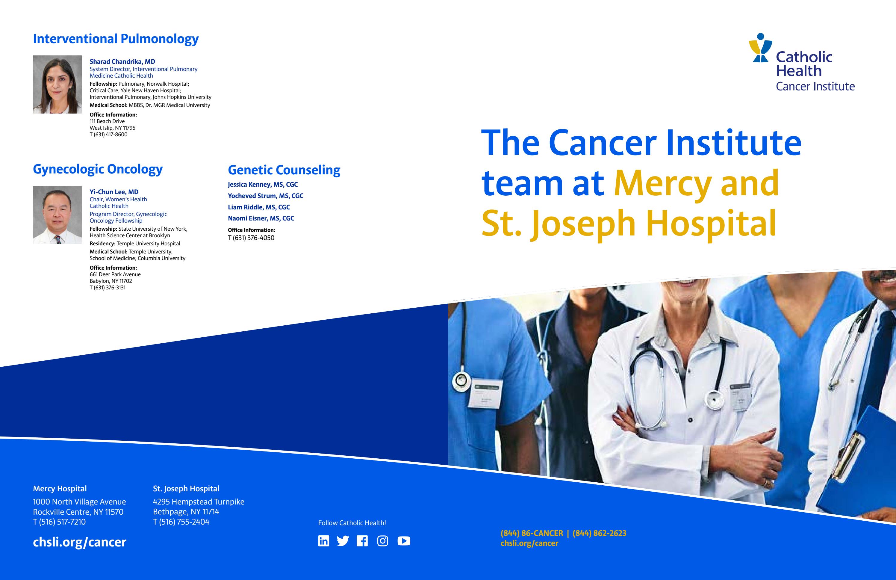 Cancer Care Team Mercy & SJ by catholichealthLI - Issuu