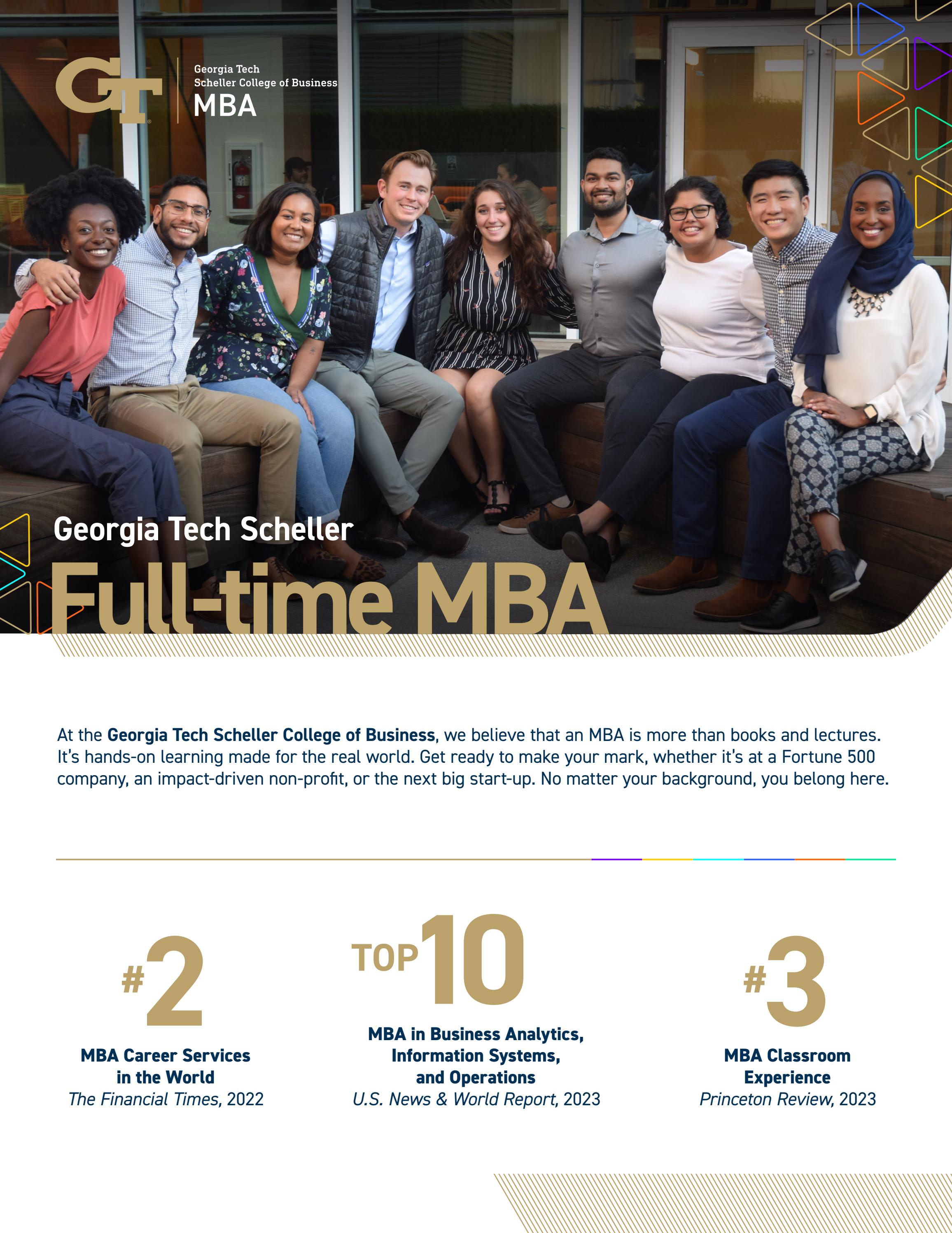 Georgia Tech Scheller Full-time MBA by Georgia Tech Scheller College of ...