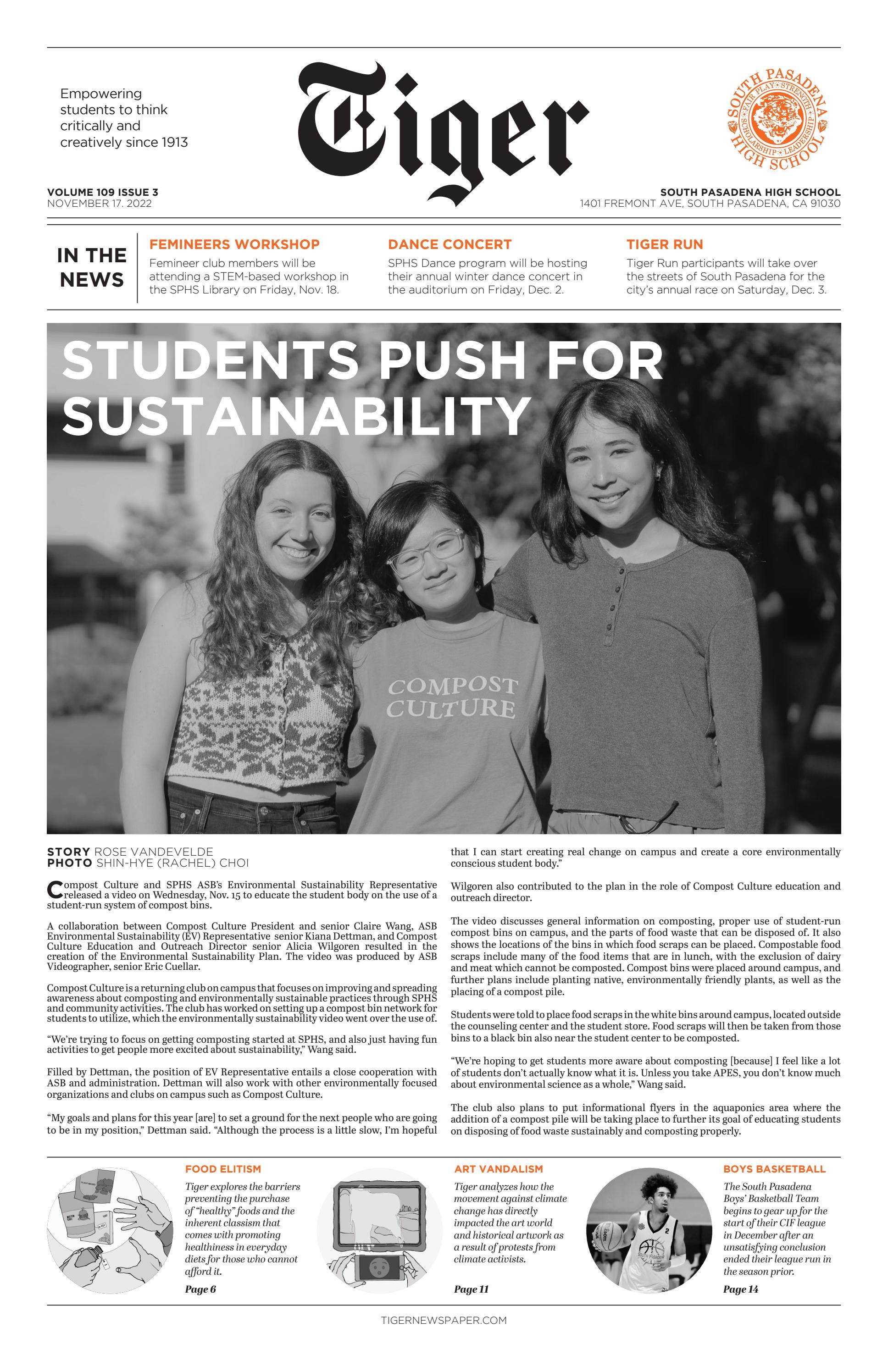 Tiger Newspaper November 2022 by Tiger Newspaper - Issuu