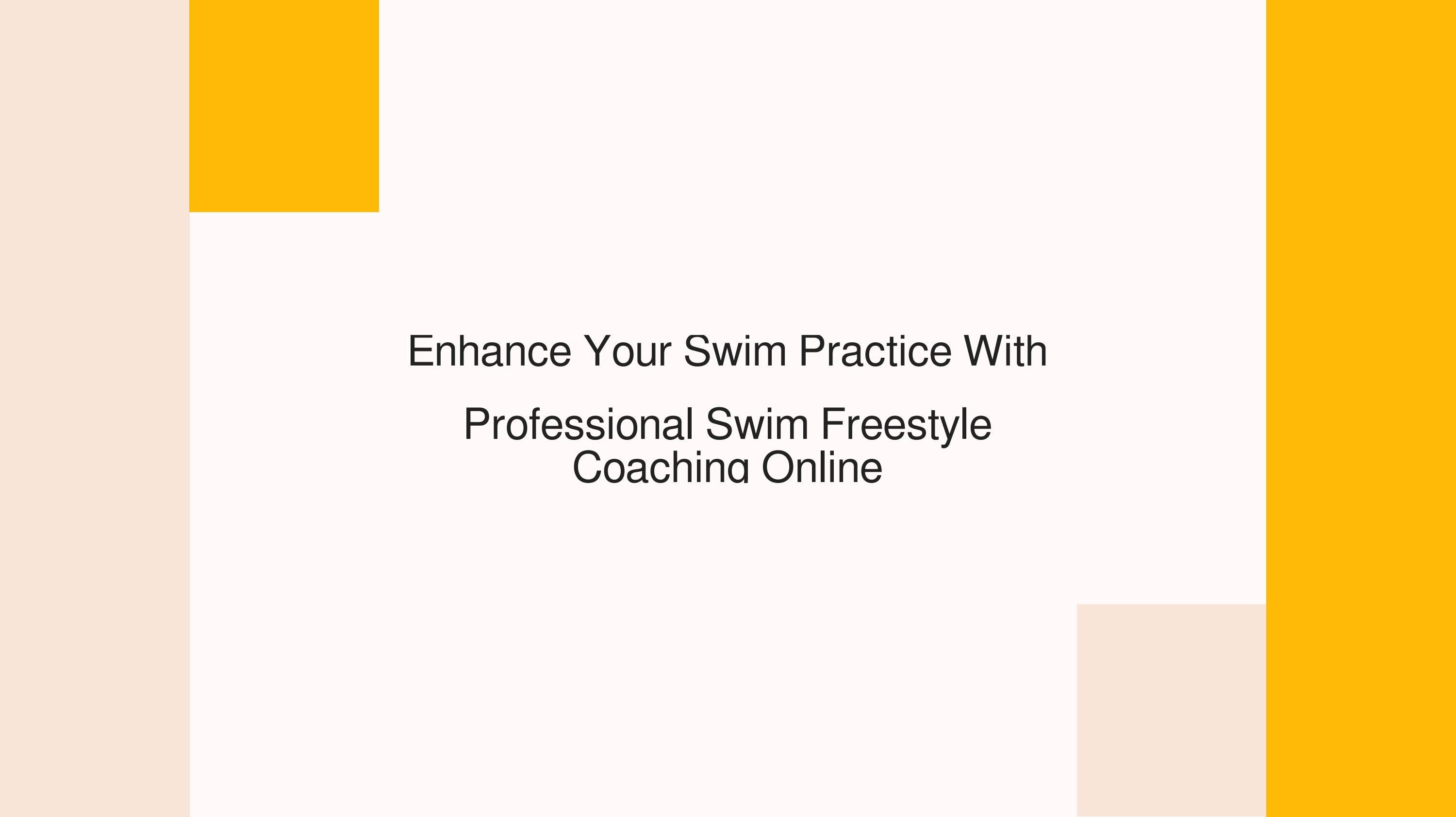 Enhance Your Swim Practice With Professional Swim Freestyle Coaching ...