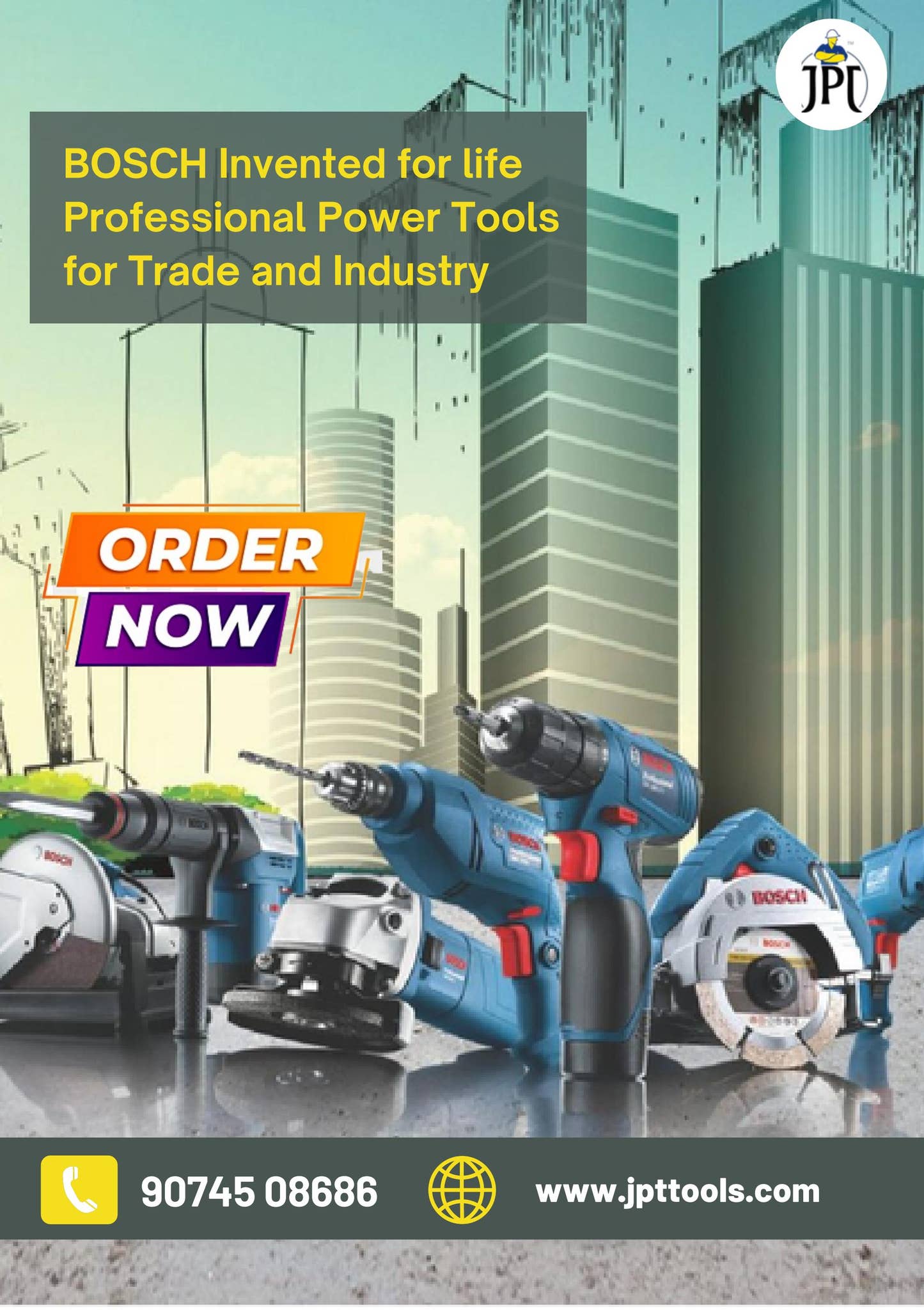 High Power & PortableBosch Angle Grinder Heavy Duty,- JPT TOOLS by JPT ...