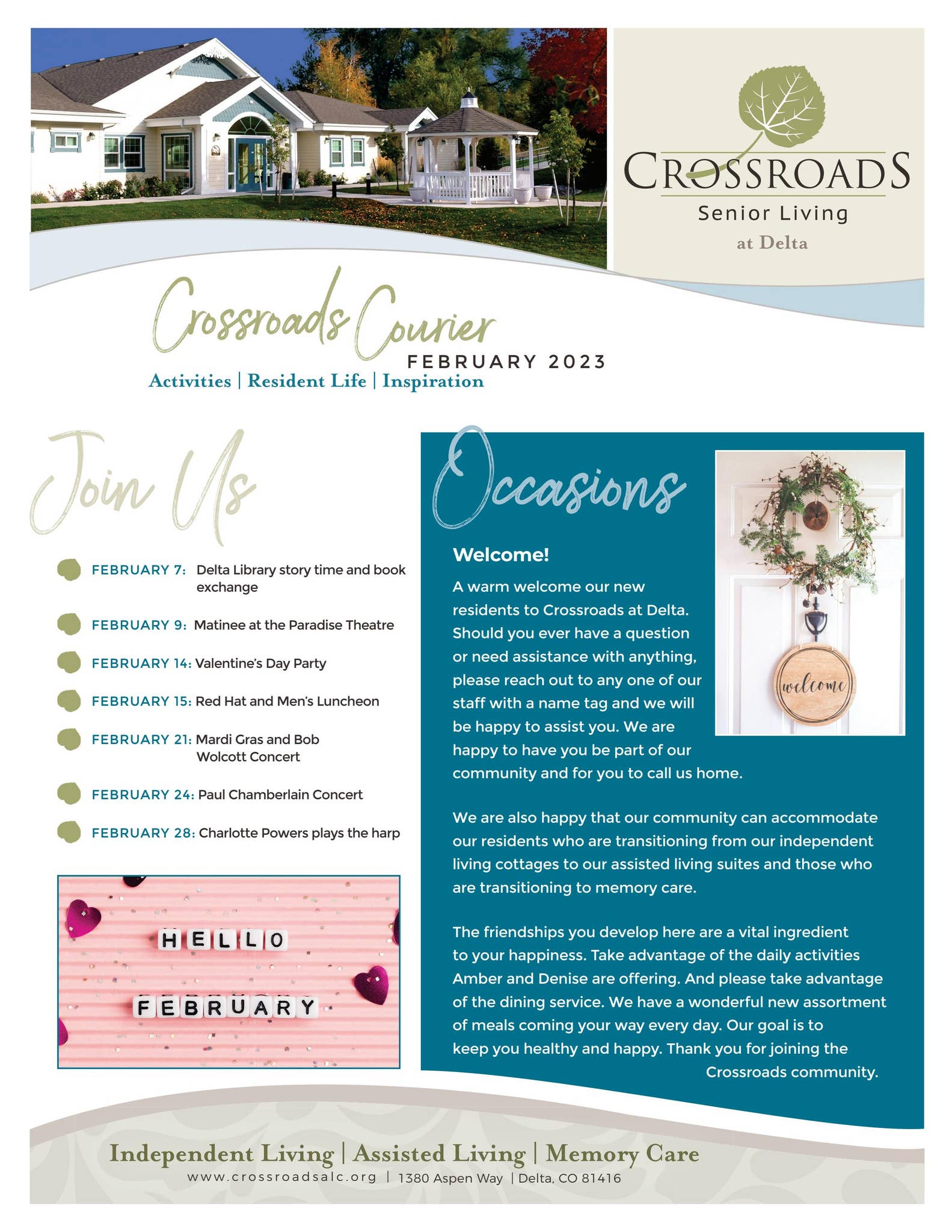 Crossroads Courier - Delta - February 2023 by Crossroads - Issuu