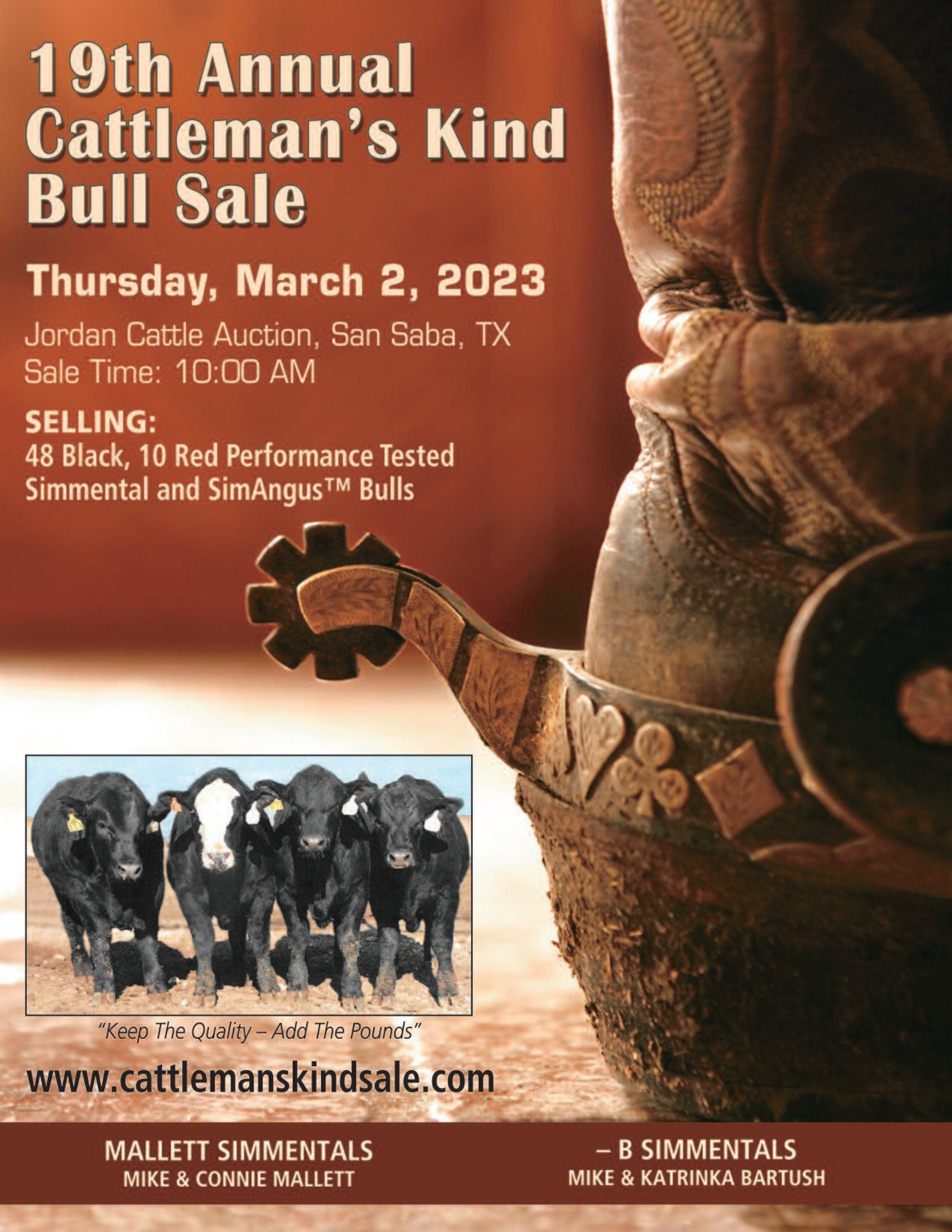 Cattleman's Kind 19th Annual Bull Sale by American Simmental ...
