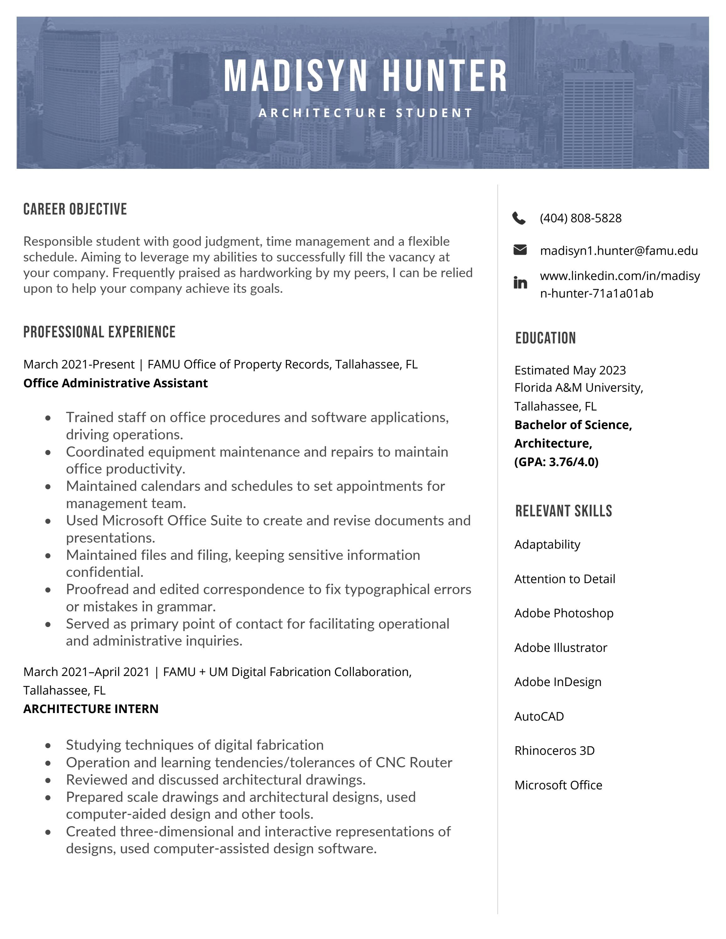 Madisyn Hunter Portfolio and Resume by Madisyn Hunter - Issuu