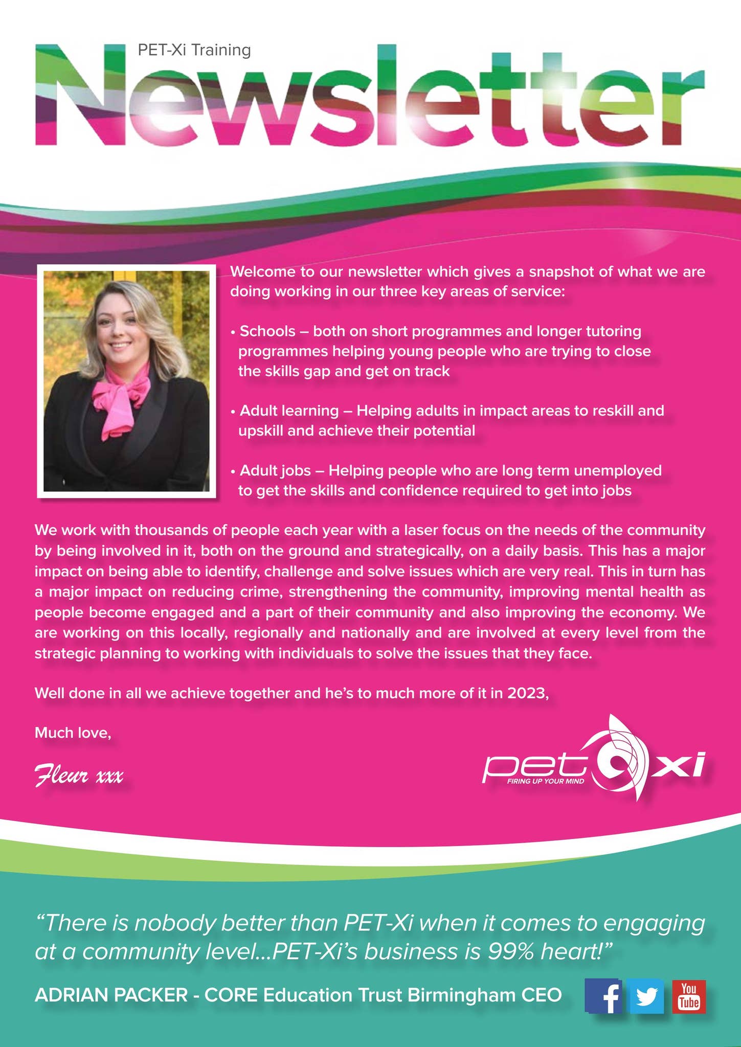 PET-Xi Newsletter Jan 2023 by PET-Xi Training - Issuu