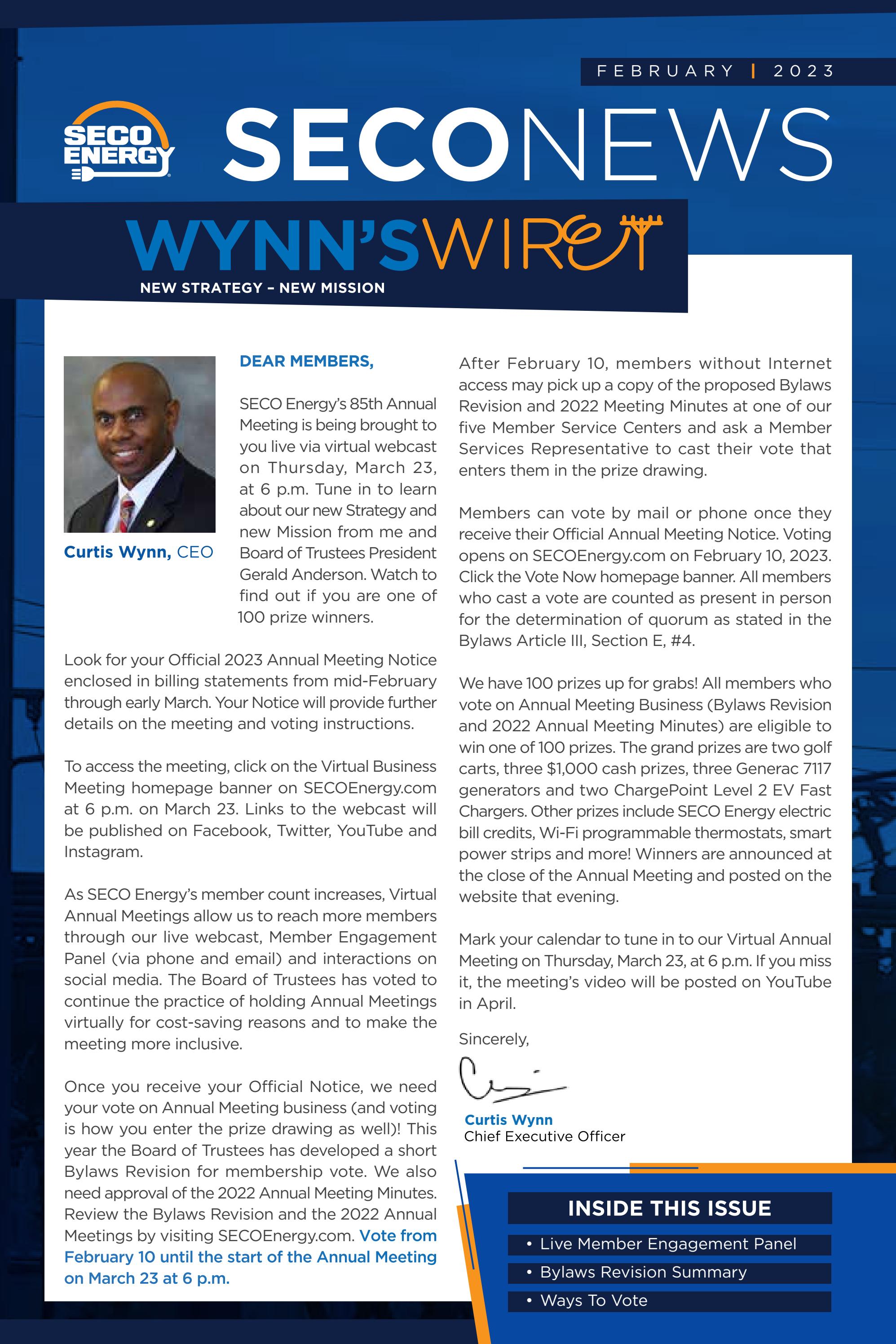 February 2023 SECO News by SECO Energy - Issuu