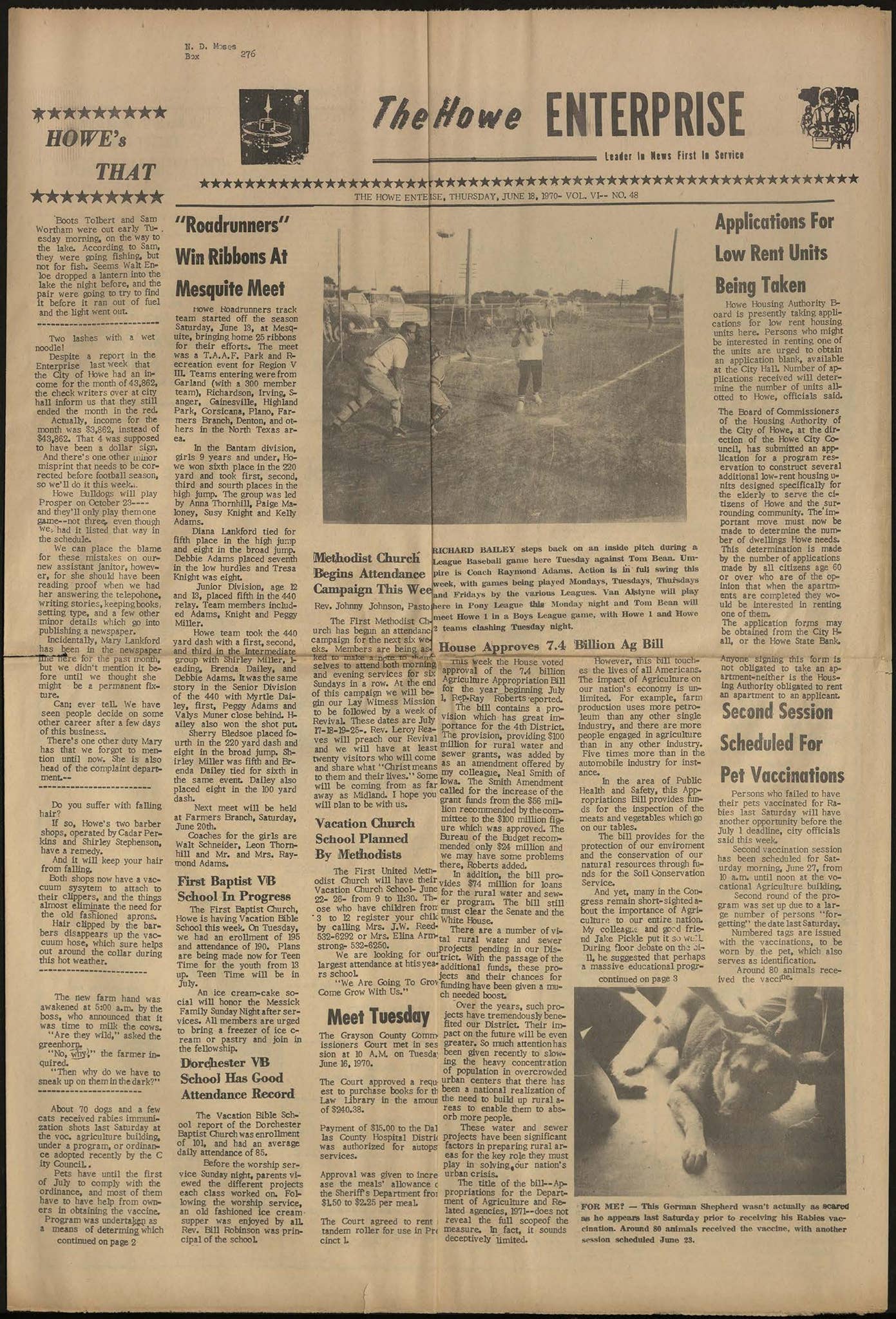 6.48 Howe Enterprise June 18, 1970 by The Howe Enterprise - Issuu