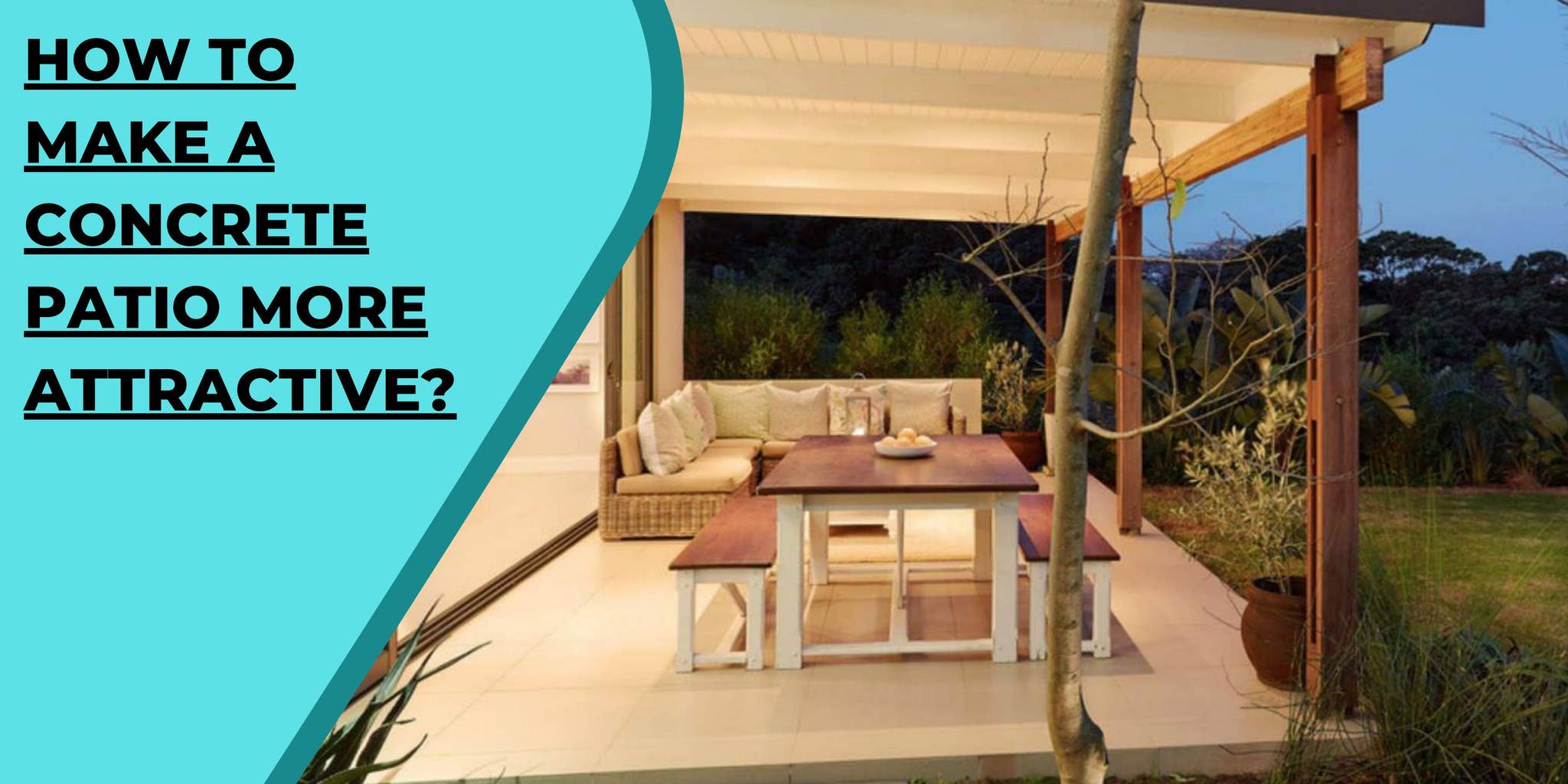 Creative Patio Renovations for Concrete Patios by New Dawn Awning - Issuu