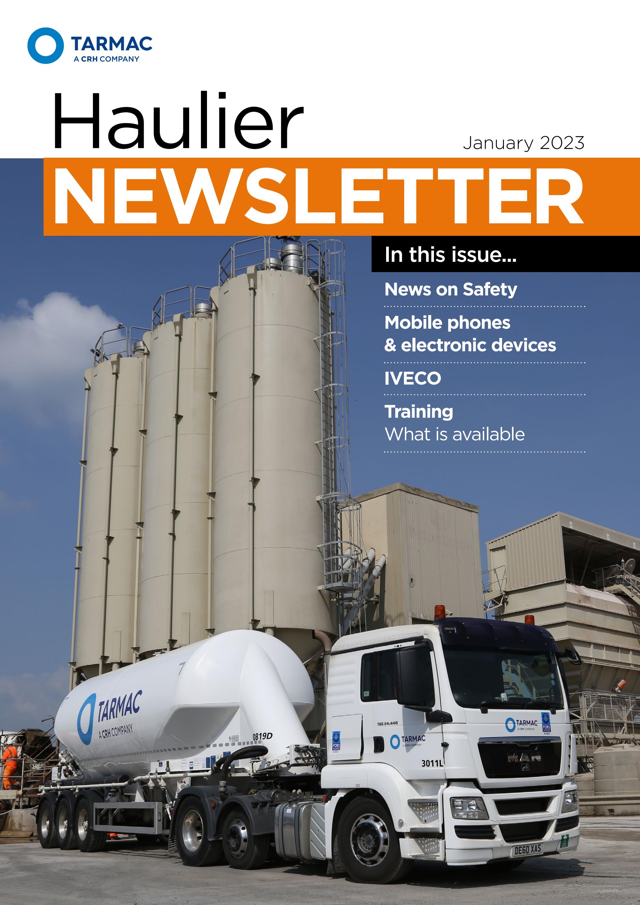 Haulier Newsletter January 2023 by Tarmac - Issuu