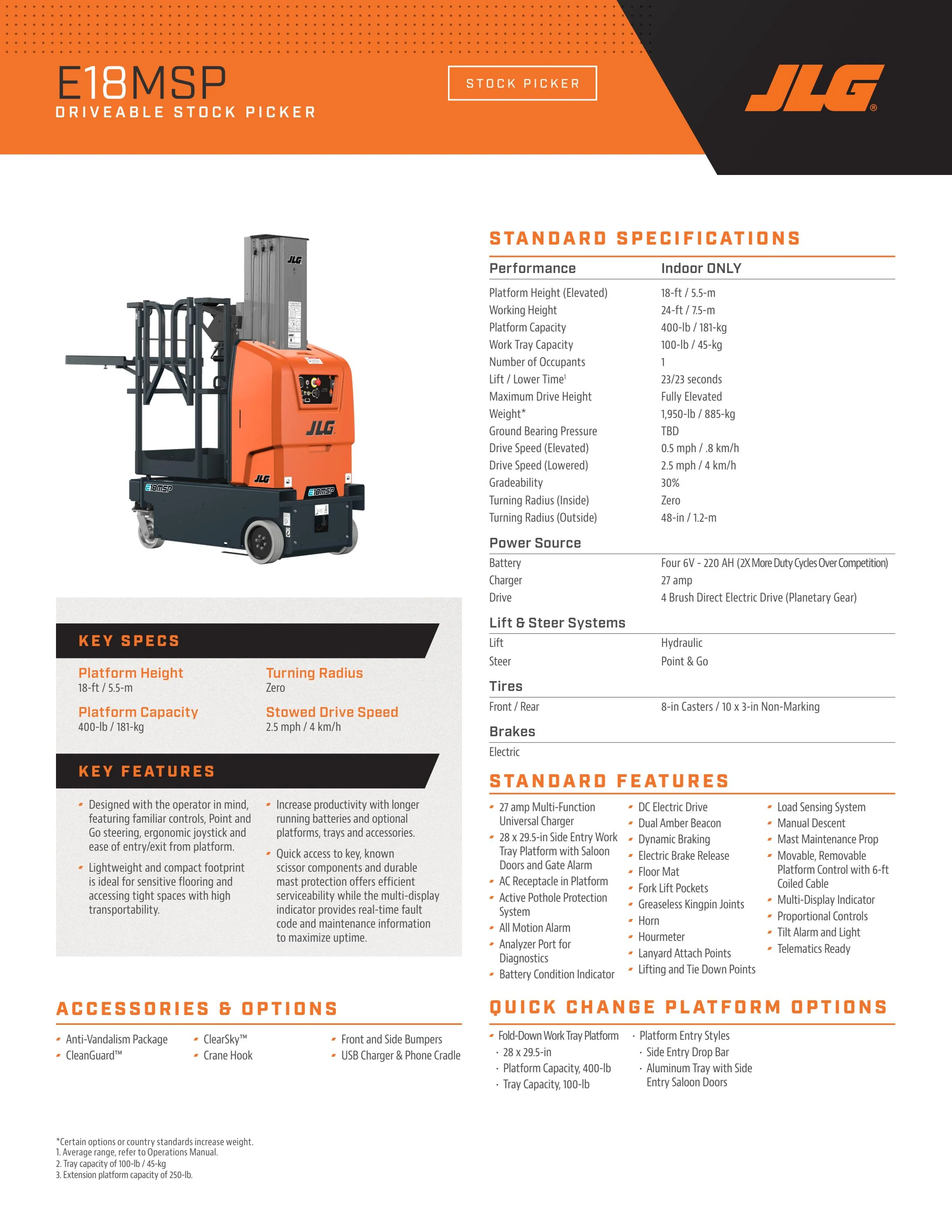 JLG E18MSP datablad by Protruck - Issuu