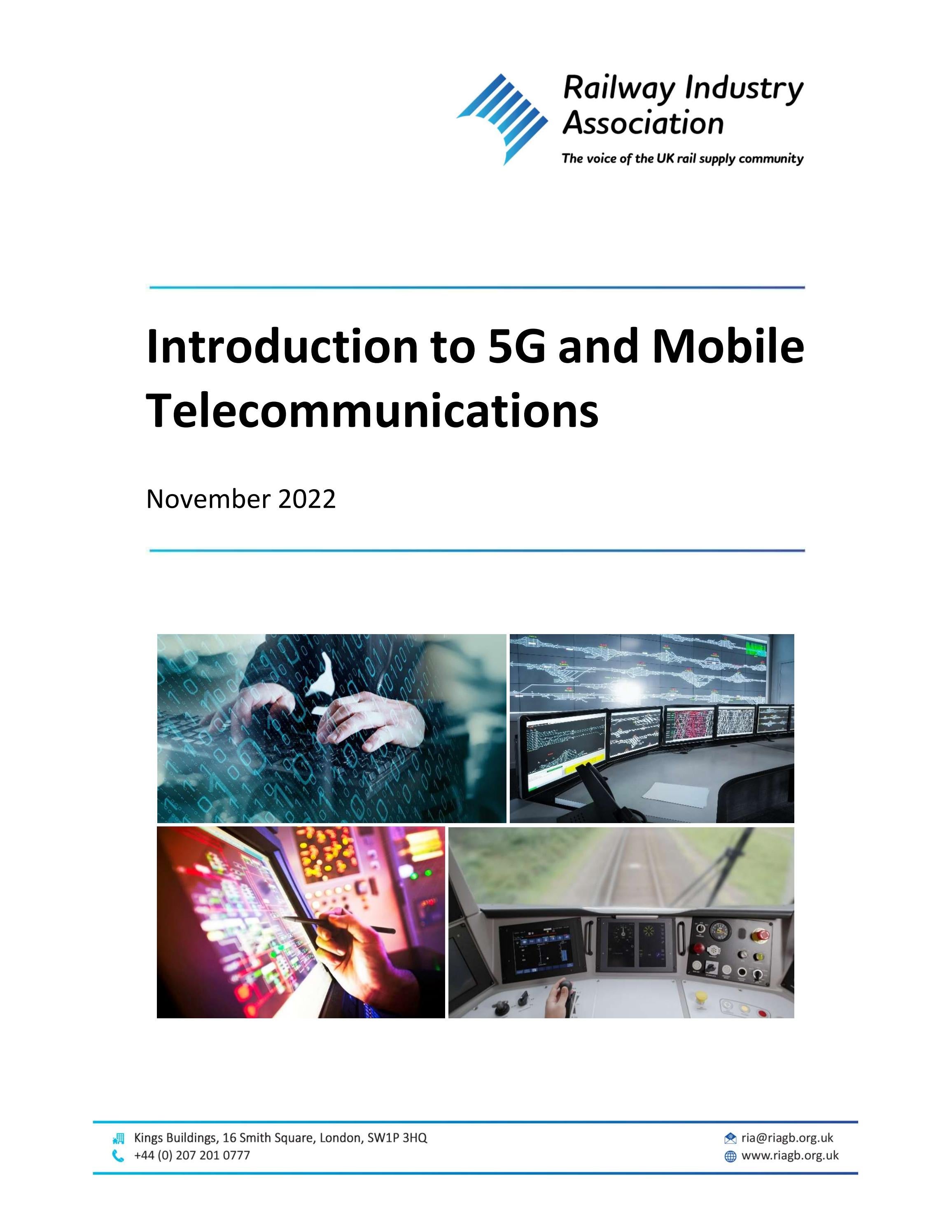 5G and Mobile Telecommunications by Railway Industry Association - Issuu