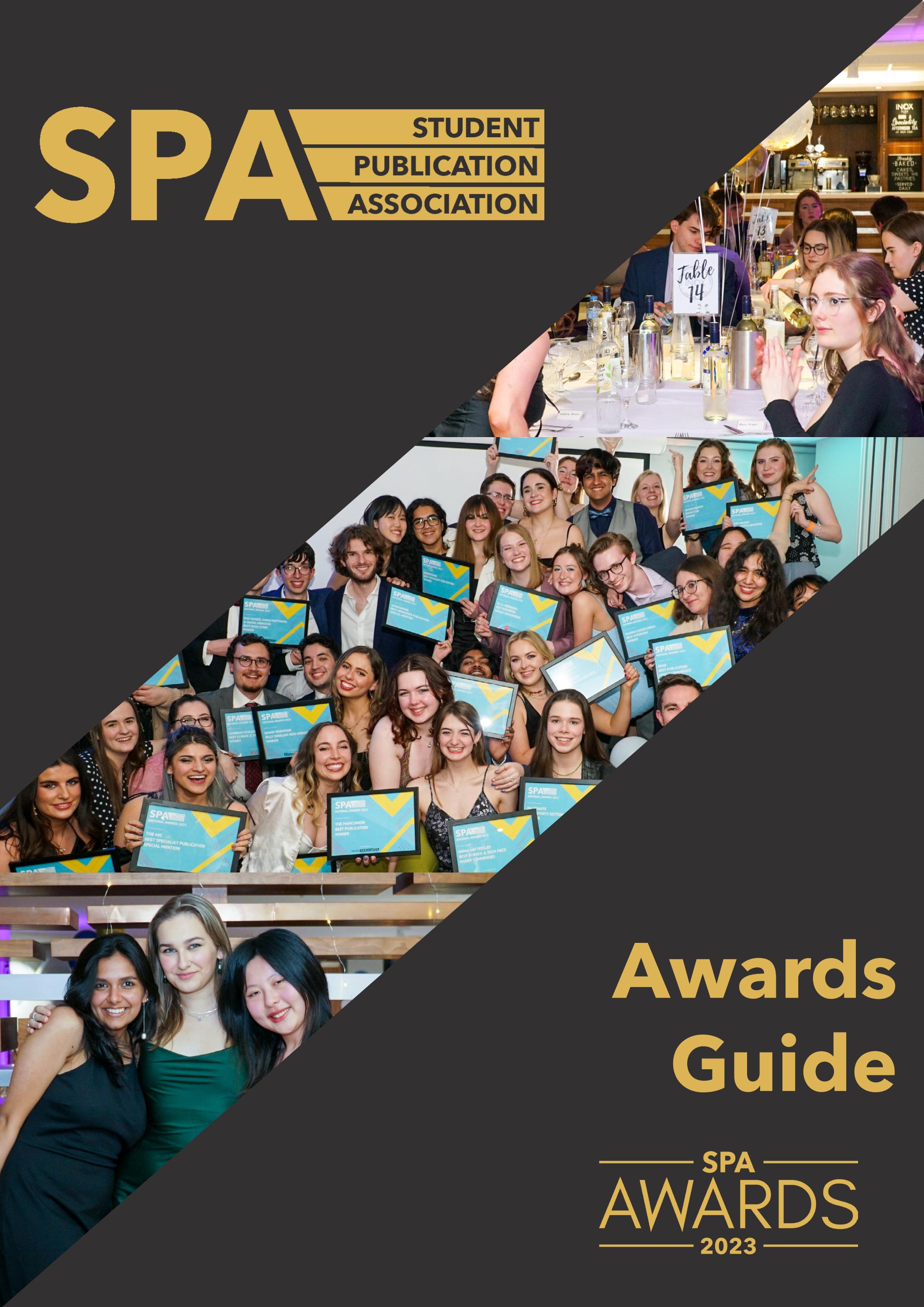 SPA National Awards Guide 2023 by Student Publication Association - Issuu