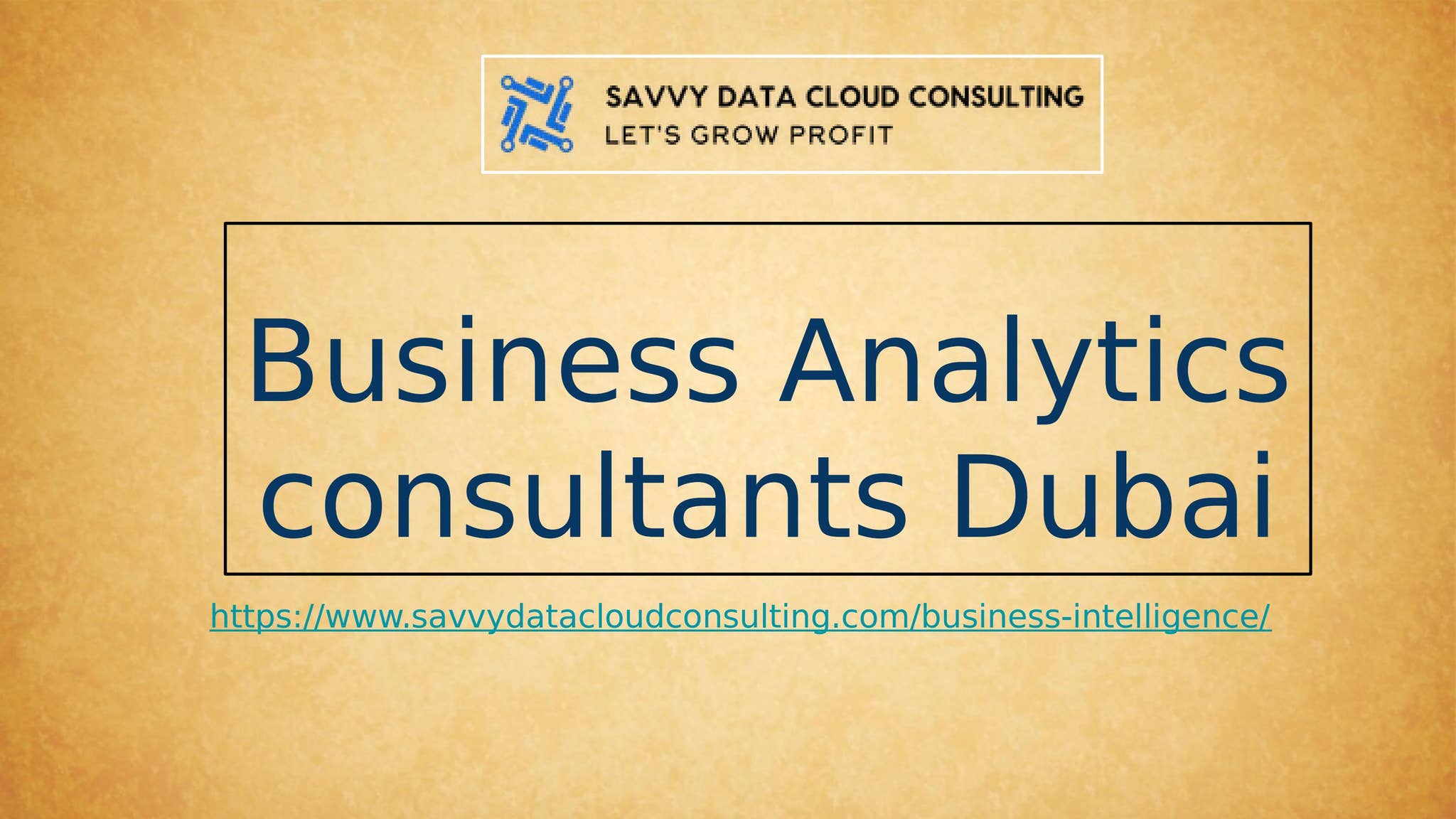 Business Analytics consultants by Savvy Data Cloud Consulting - Issuu