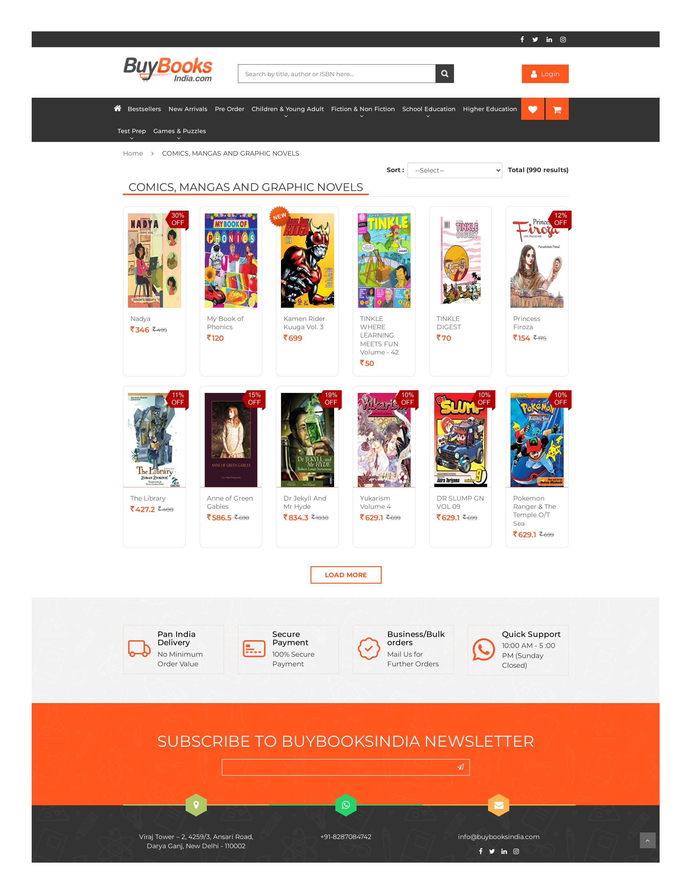 Buy Comic Book or Graphic Novel Online at Best Price on buybooksindia ...