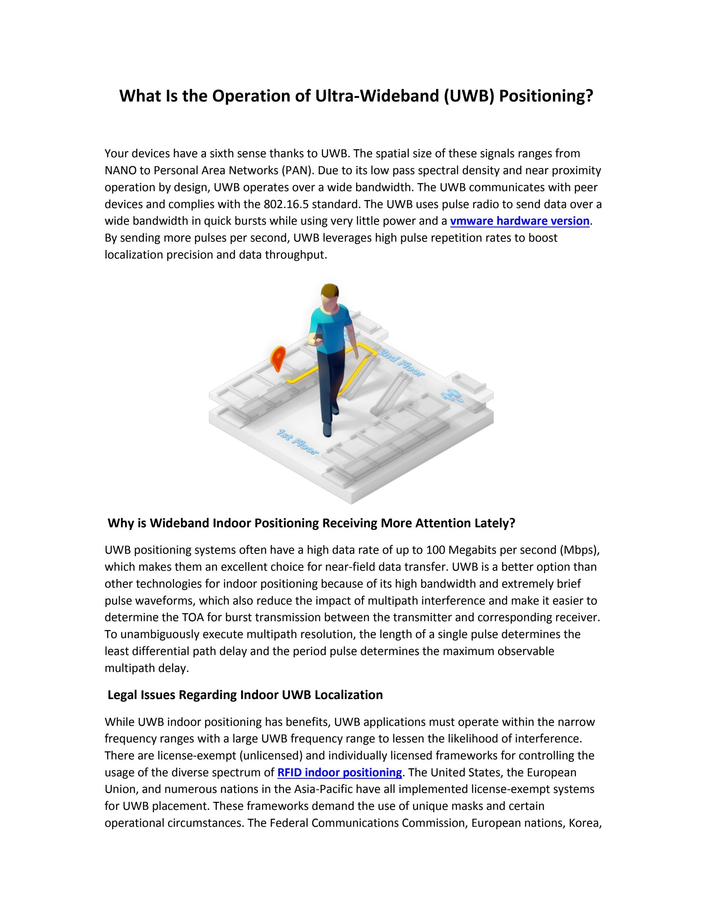 What Is the Operation of Ultra-Wideband (UWB) Positioning? by UbiTrack ...
