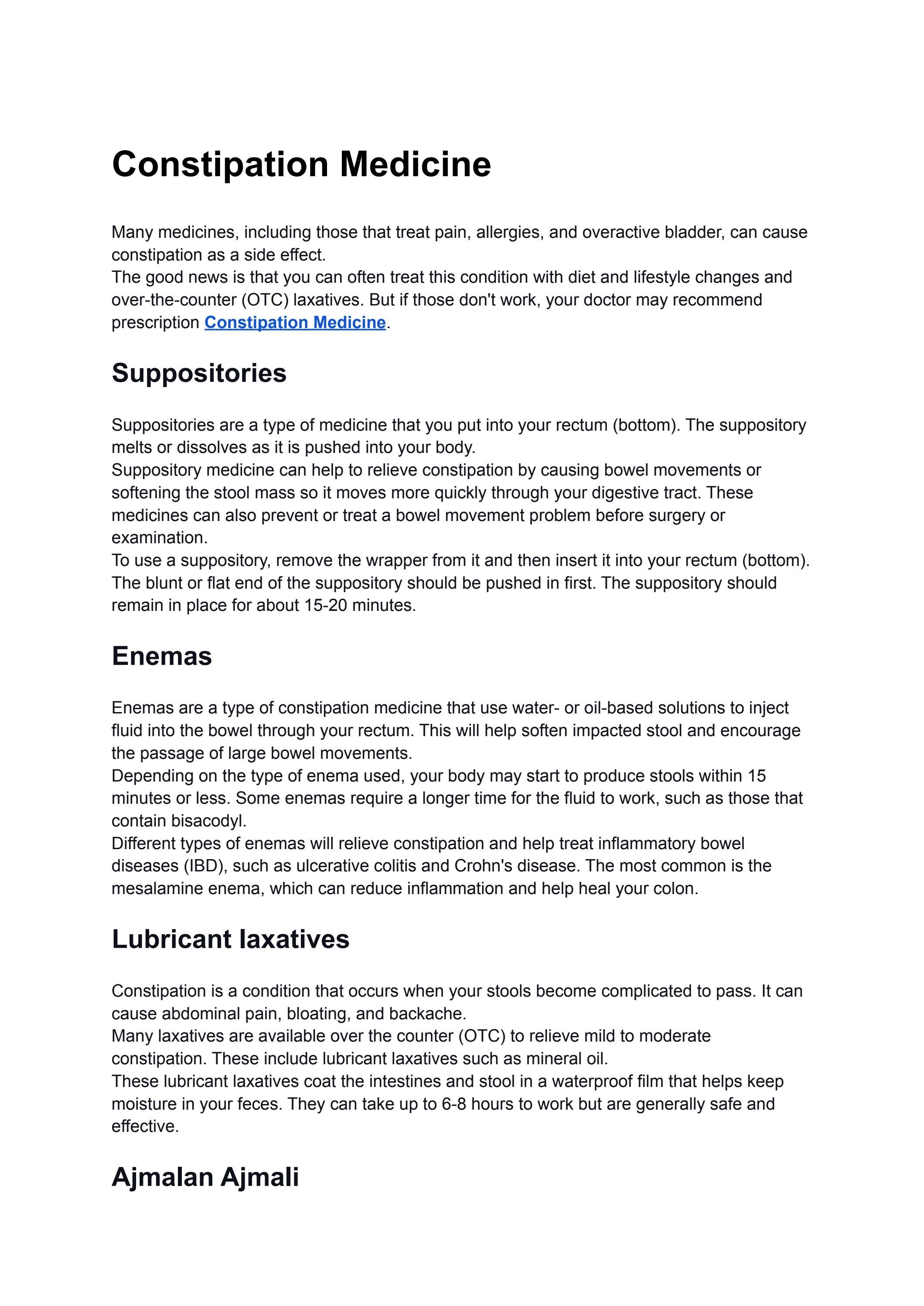 Constipation Medicine by anayaali6789 - Issuu