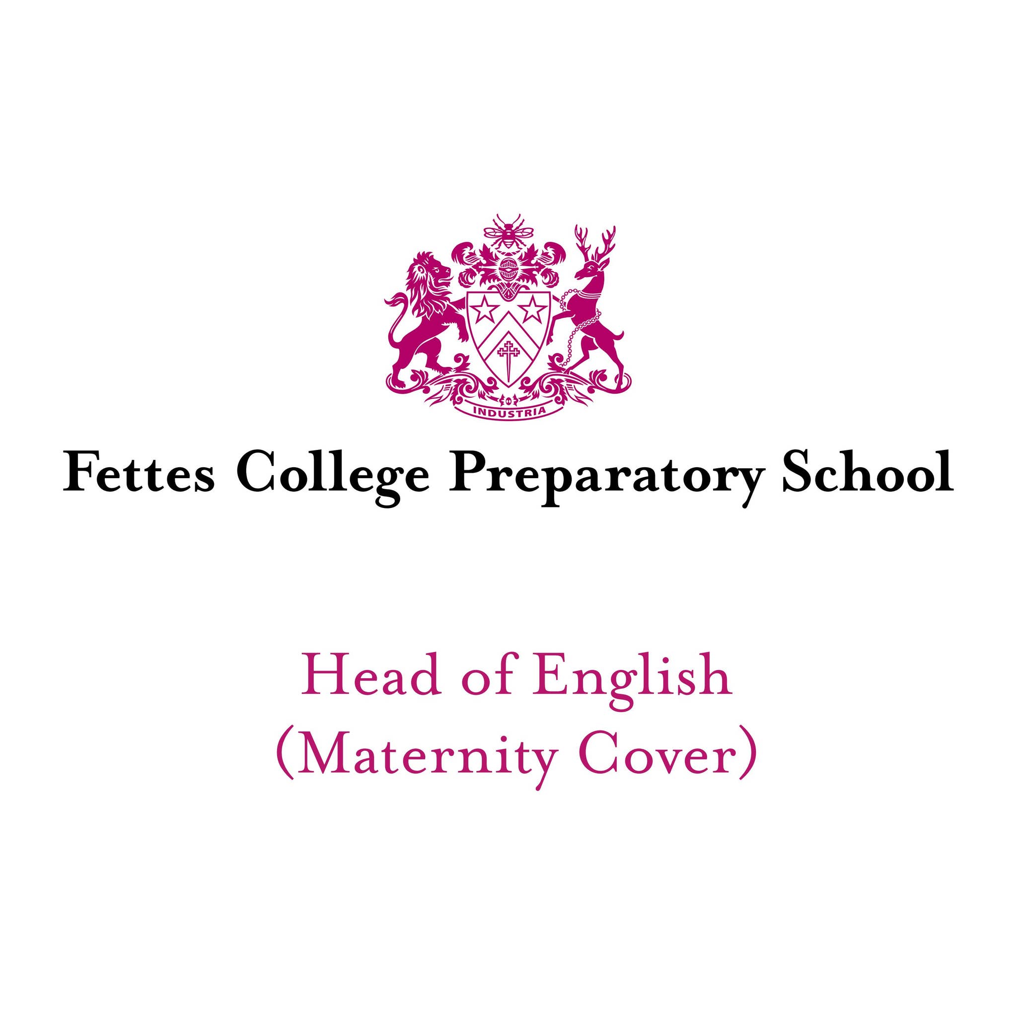 Prep School Head of English (Maternity Cover) by Fettes_College - Issuu