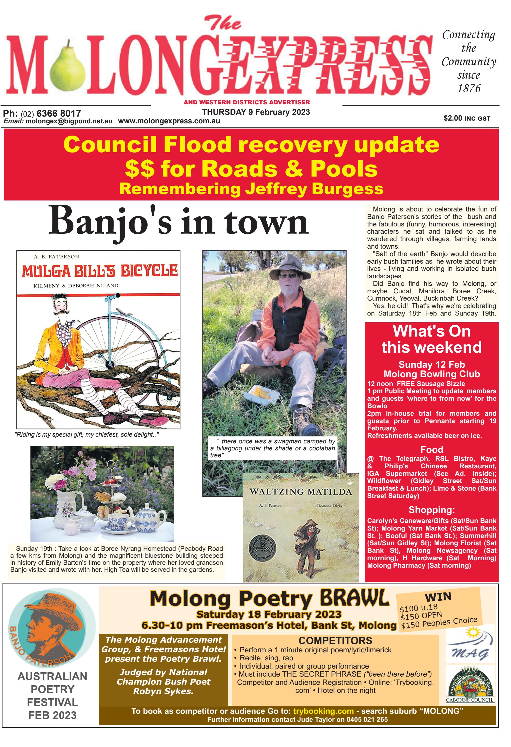 Molong Express 9 Feb 2023 by Molong Express - Issuu