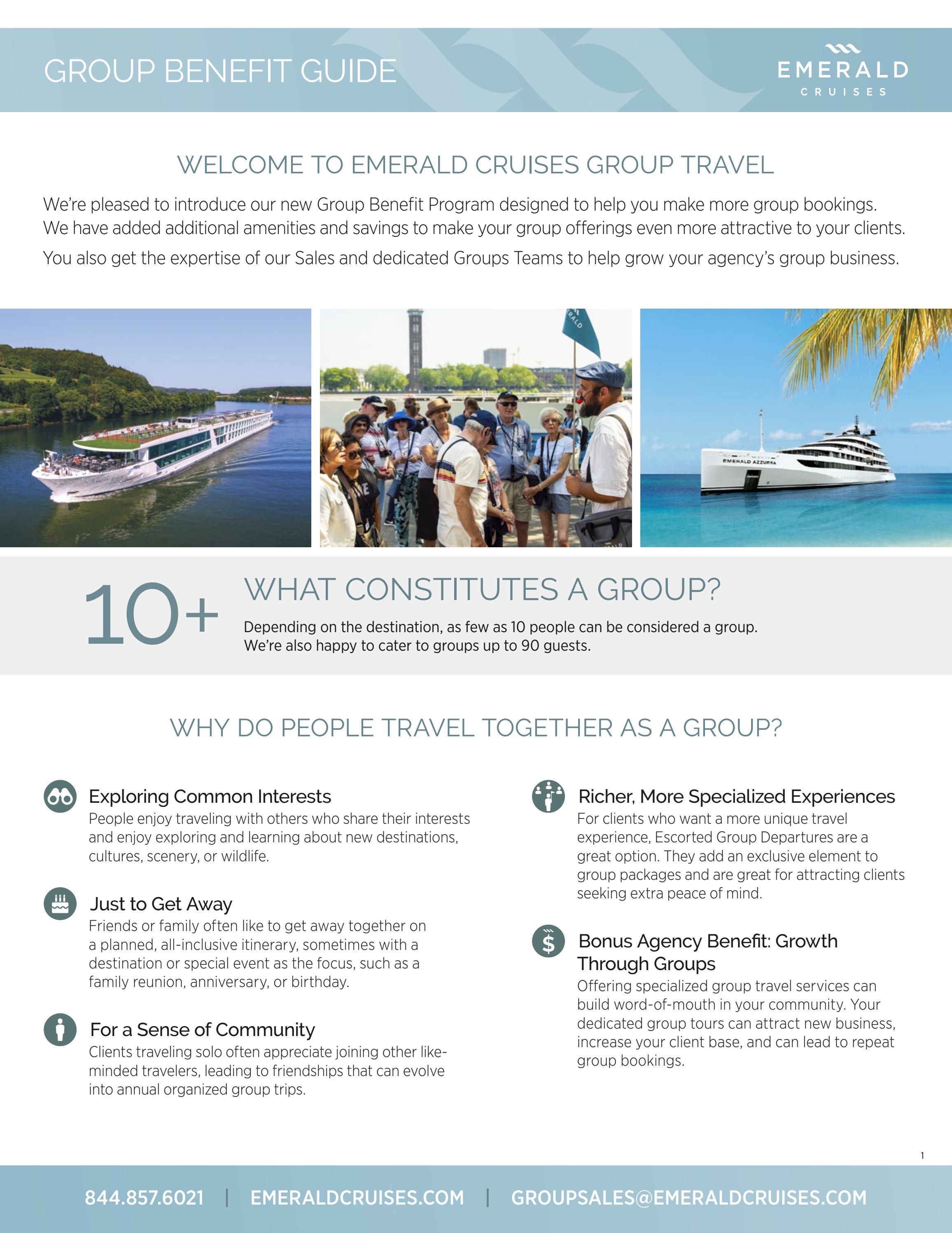 Emerald — Group Benefit Guide Trade 2023 by Scenic & Emerald Cruises US ...