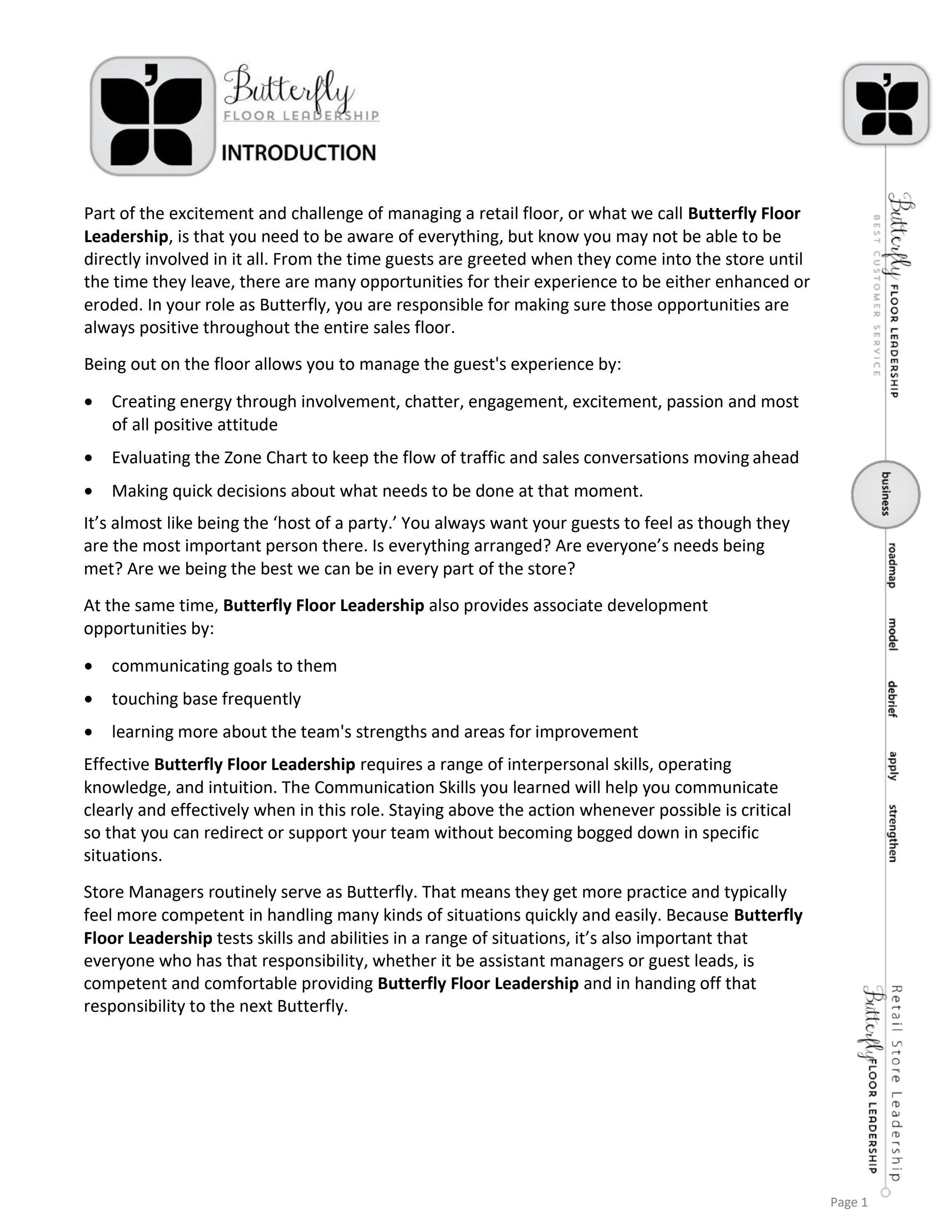 Butterfly Floor Leadership by standoutforgoodinc - Issuu