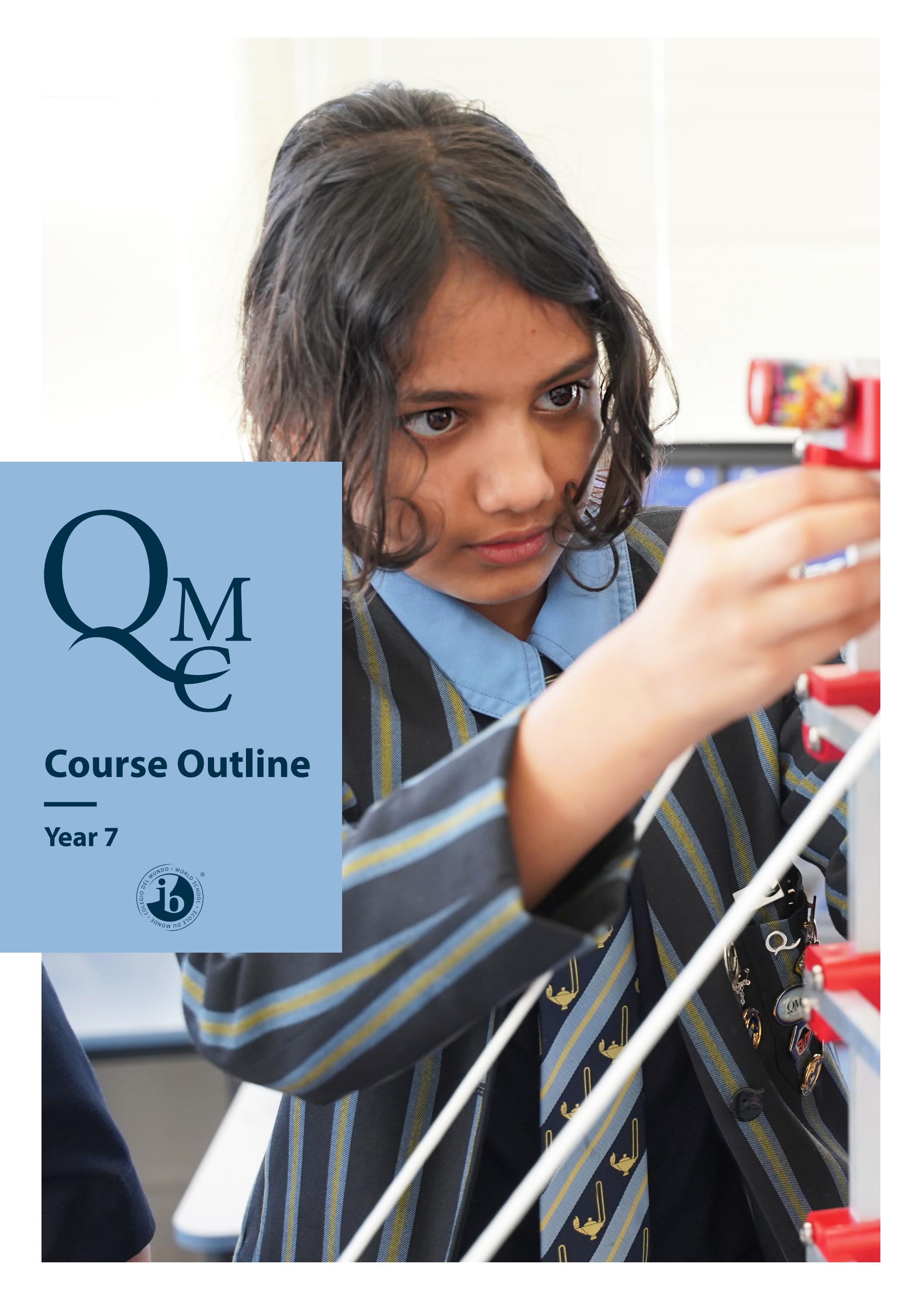 QMC Course Outline Booklet Year 7 2023 by QueenMargaretCollege - Issuu