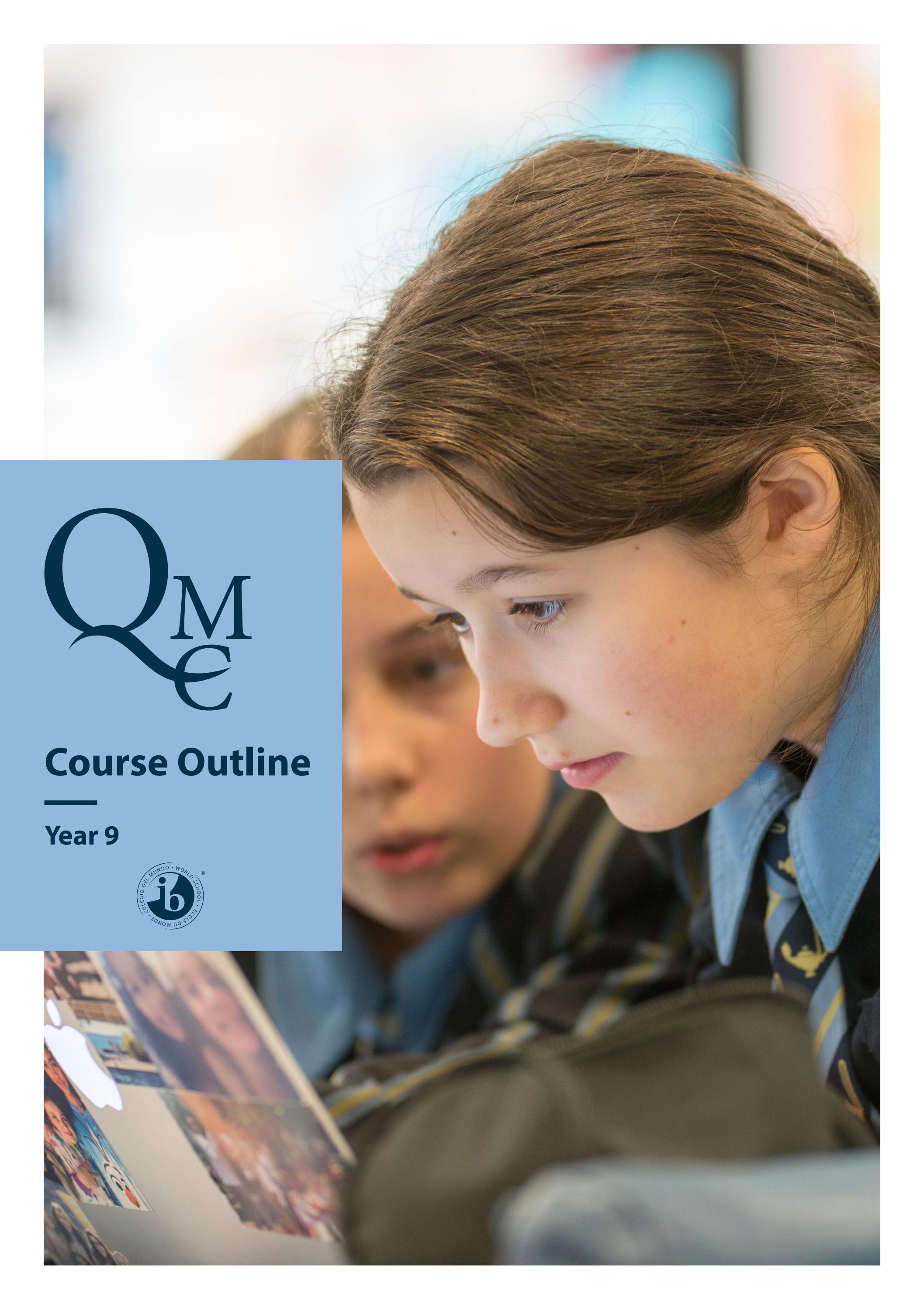 QMC Course Outline Booklet Year 9 2023 by QueenMargaretCollege - Issuu