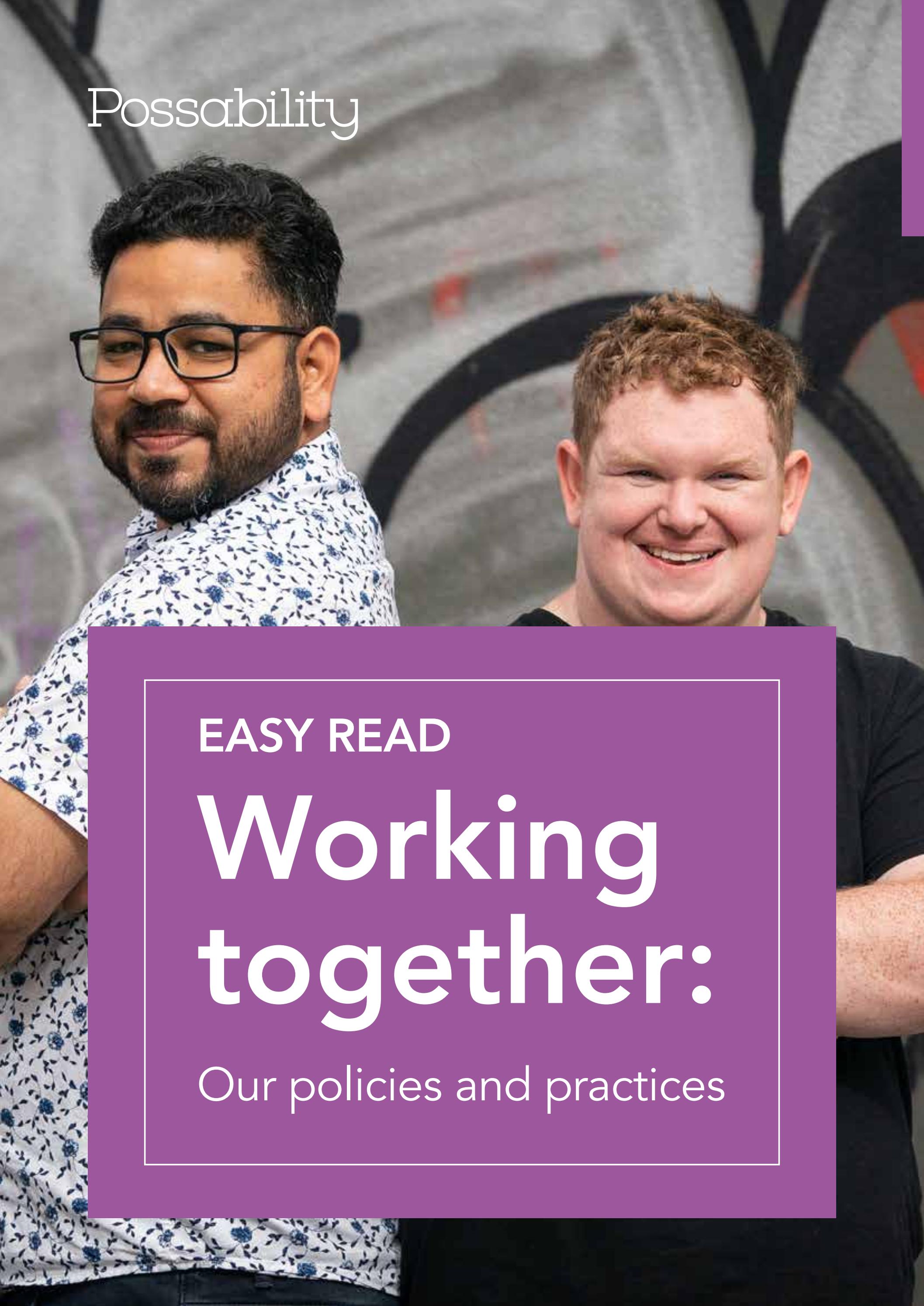 Possability - Working Together (Easy Read) by Blick Publications - Issuu