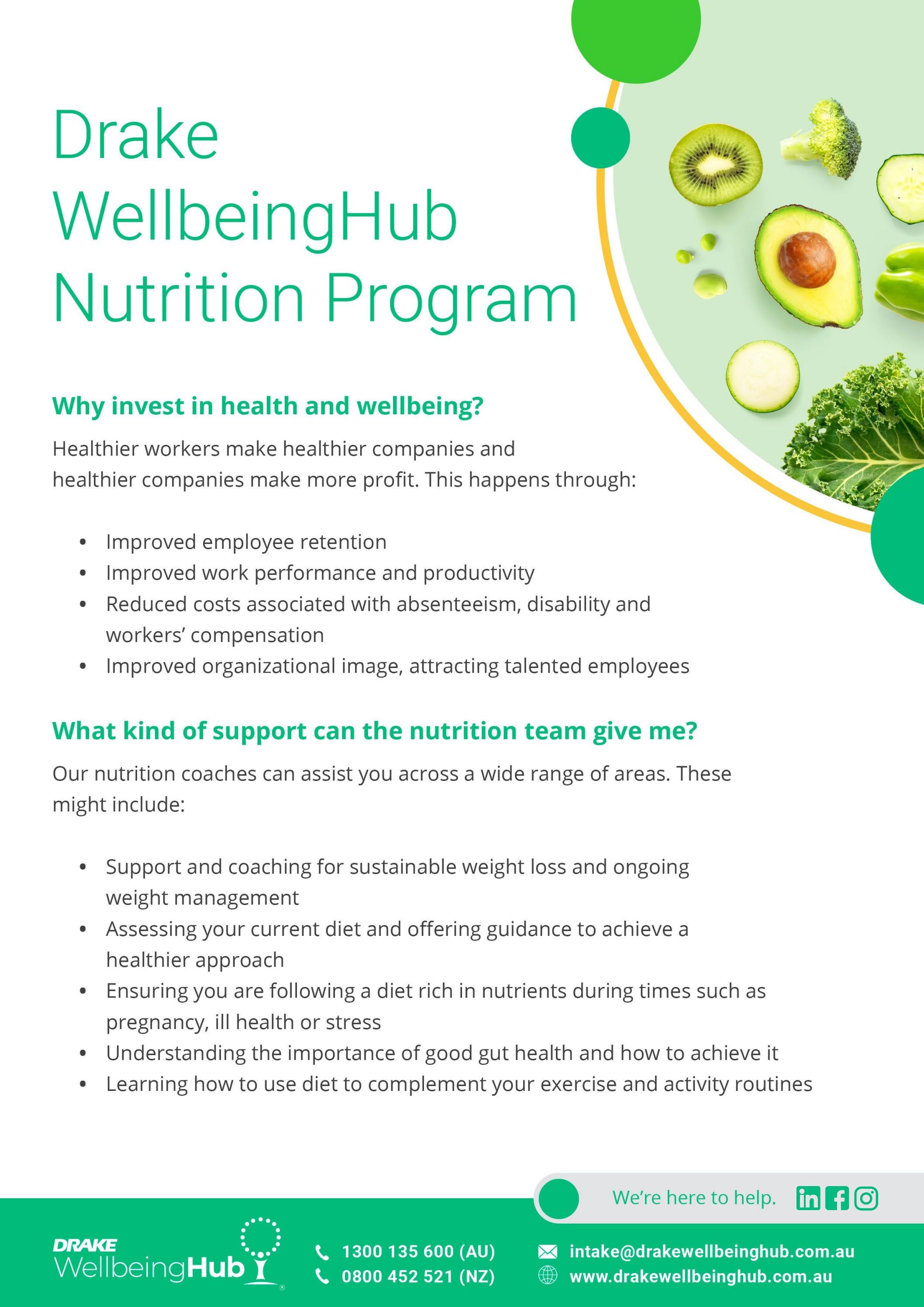 Nutrition Flyer by DrakeANZ - Issuu