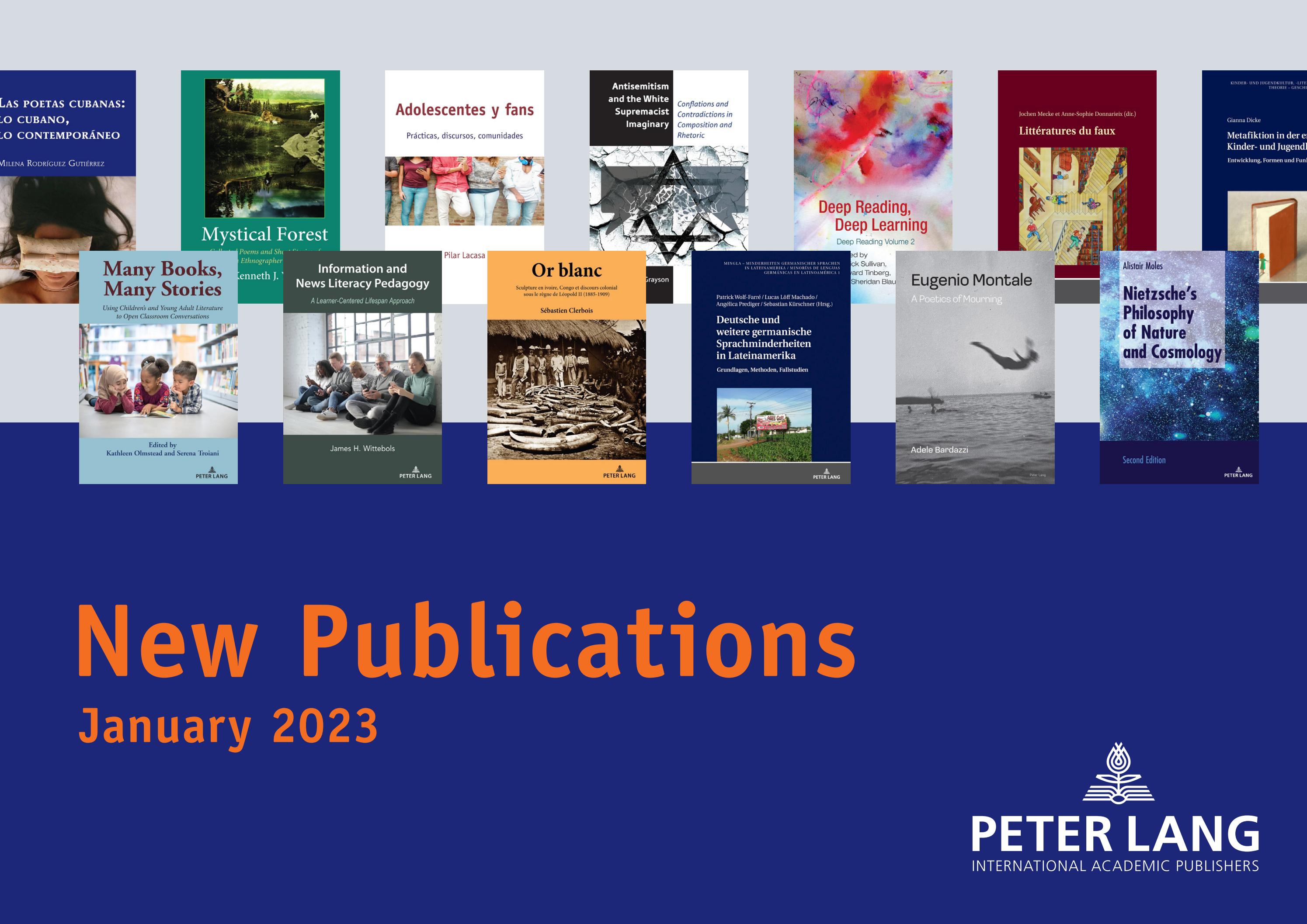 Peter Lang New Publications January 2023 by Peter Lang Publishing Group ...