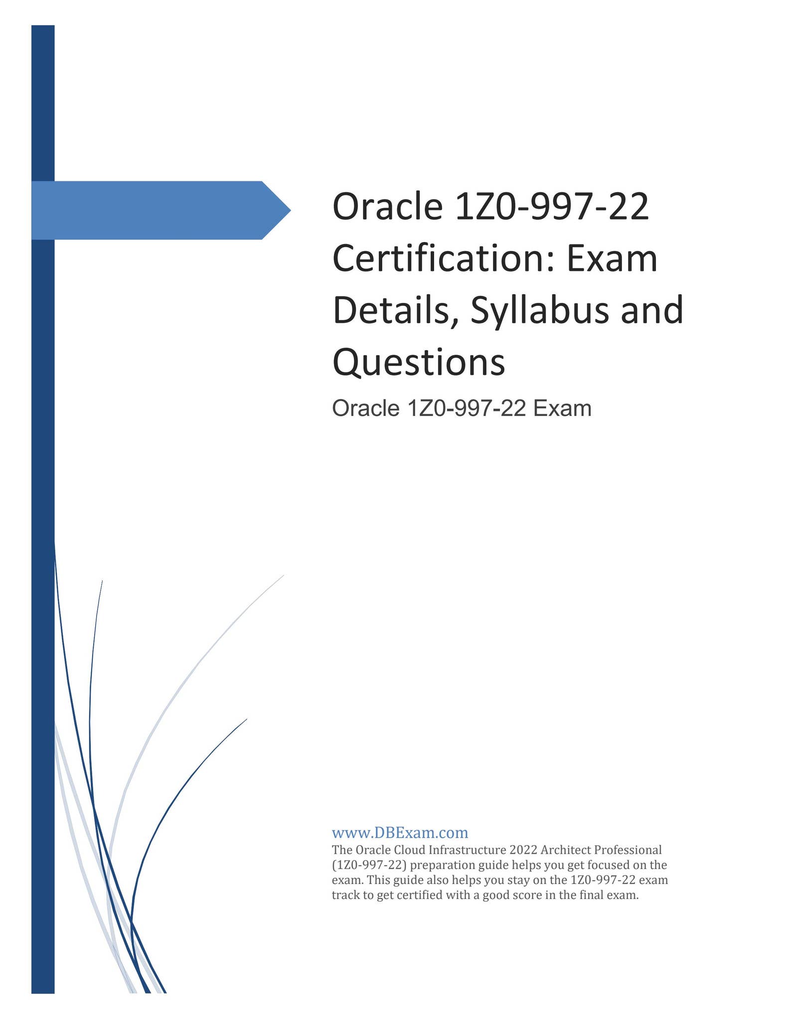Oracle 1Z0-997-22 Certification: Exam Details, Syllabus and Questions ...