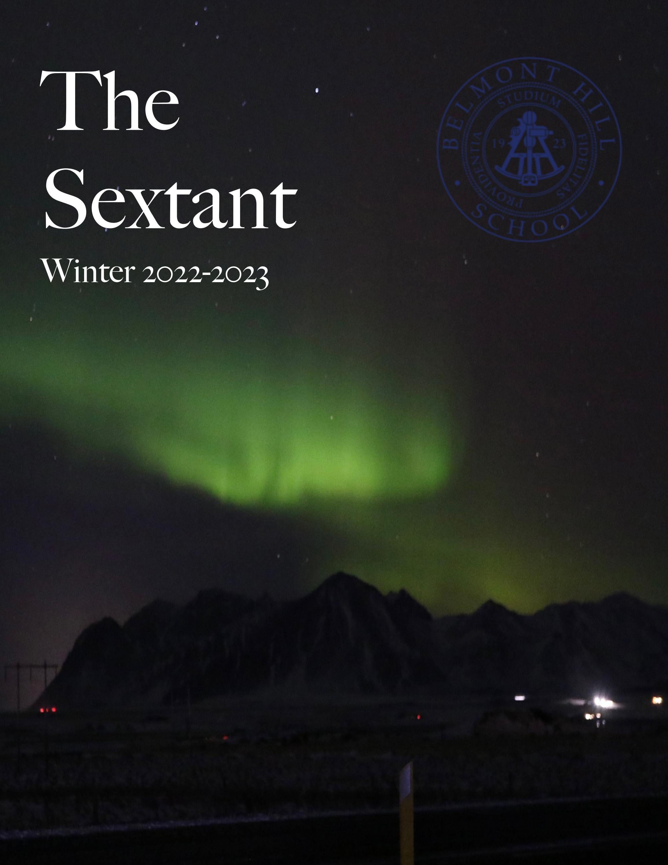 The Sextant: Winter 22-23 by Belmont Hill School - Issuu