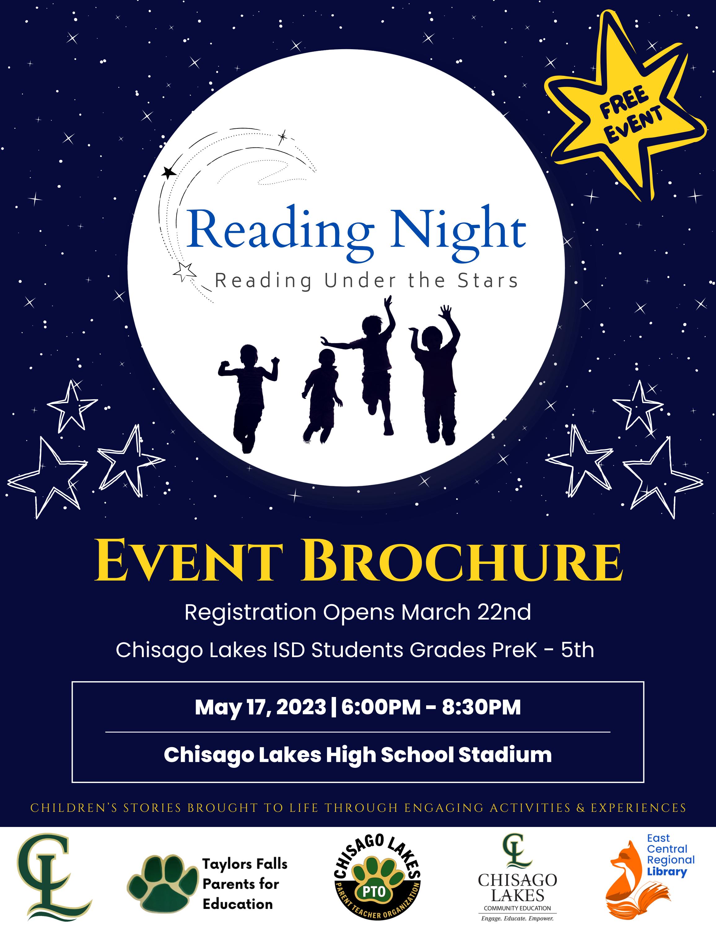 Reading Night Final by Michelle Kleist - Issuu