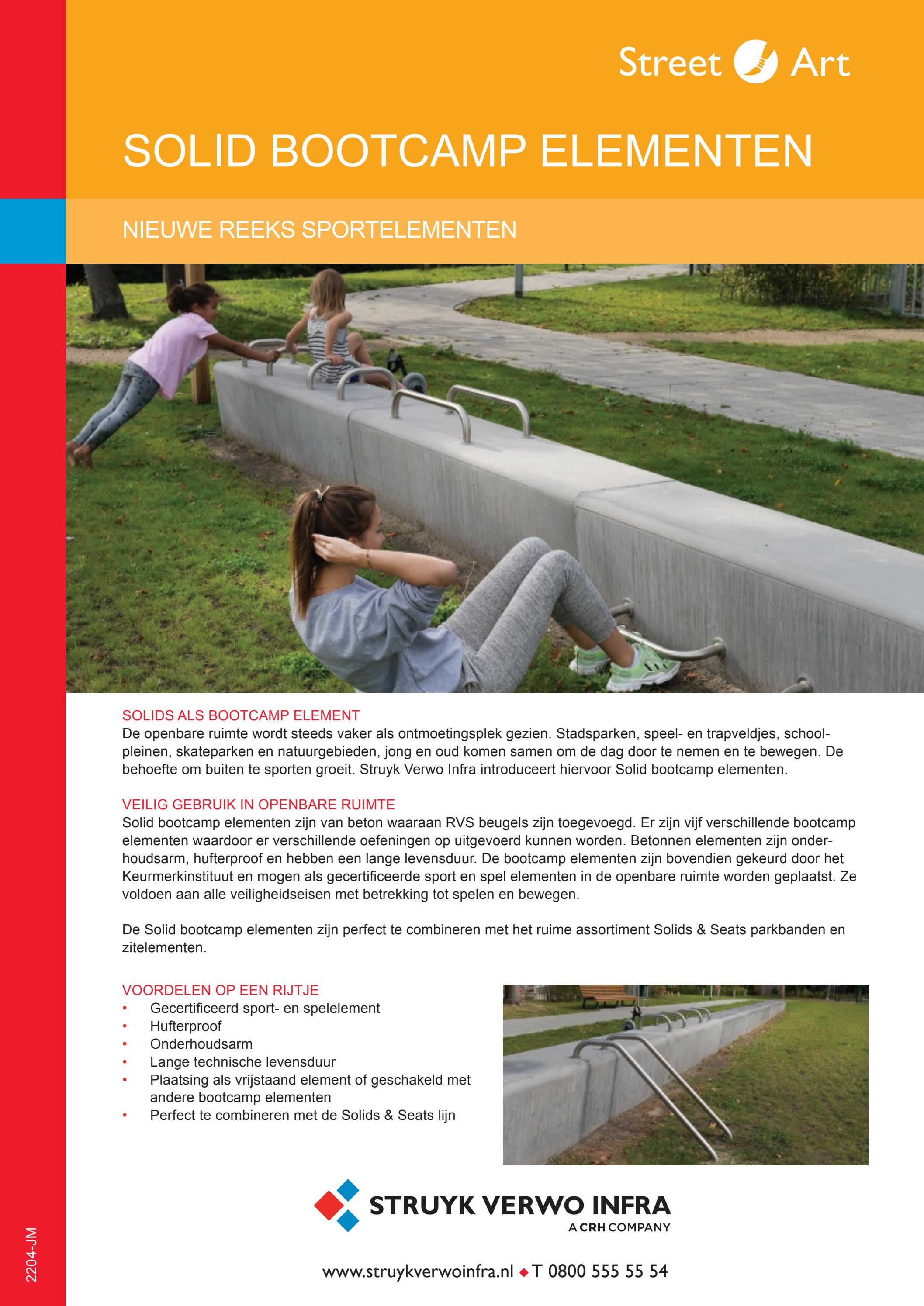 Leaflet Solid bootcamp elementen by Struyk Verwo Infra - Issuu
