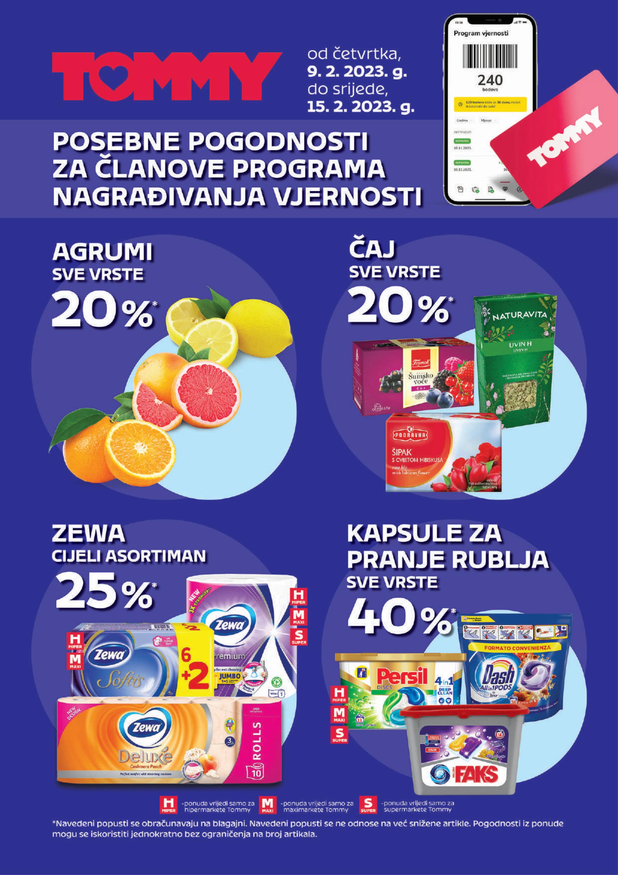 Tommy katalog Pogodnosti od 09.-15.02.2023. by Catalog.hr - Issuu