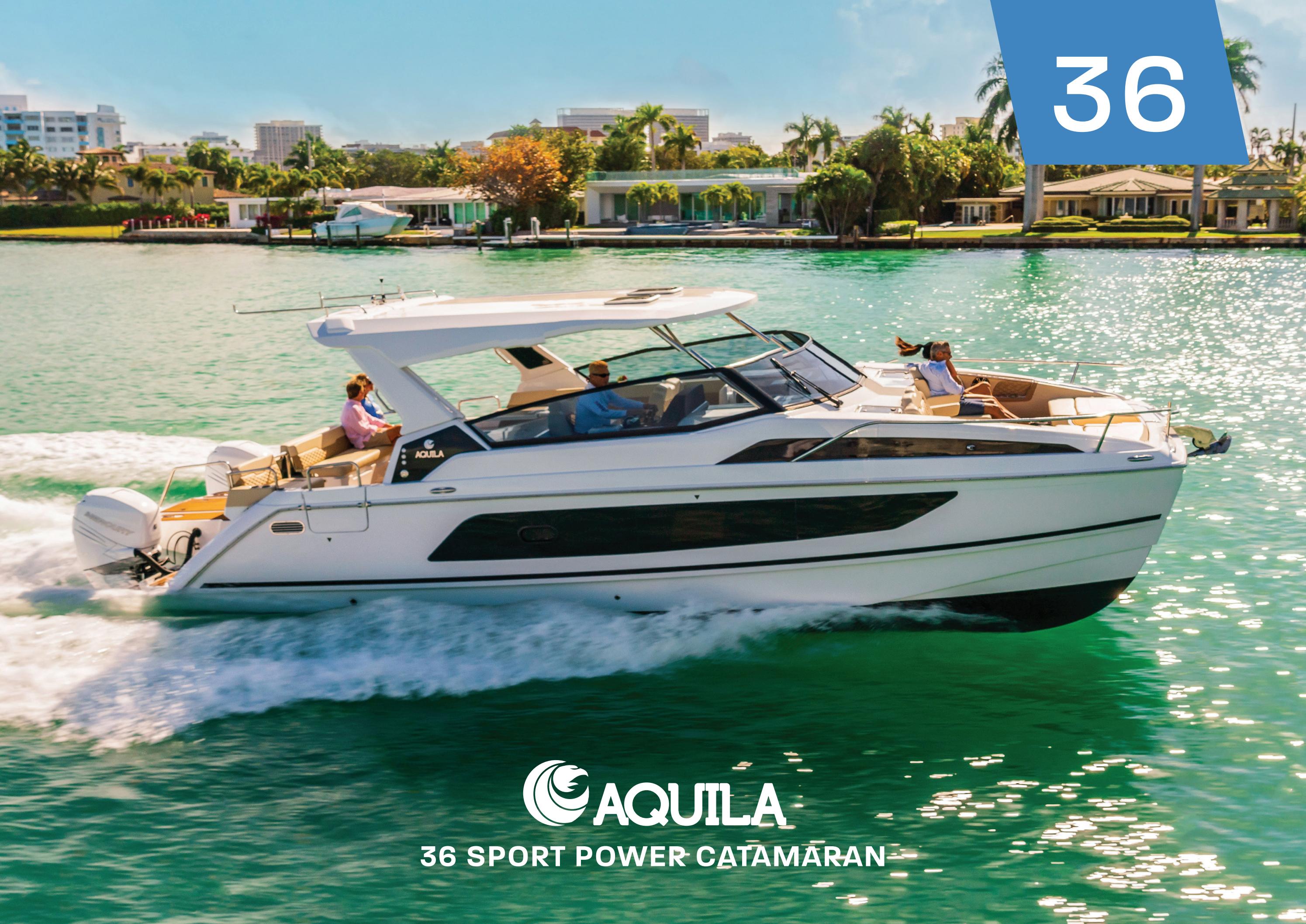 Aquila 36 Sport Power Catamaran by aquilapowercatamarans - Issuu